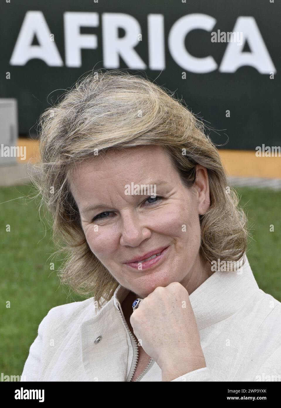 Abidjan, Ivory Coast. 05th Mar, 2024. Queen Mathilde of Belgium ...