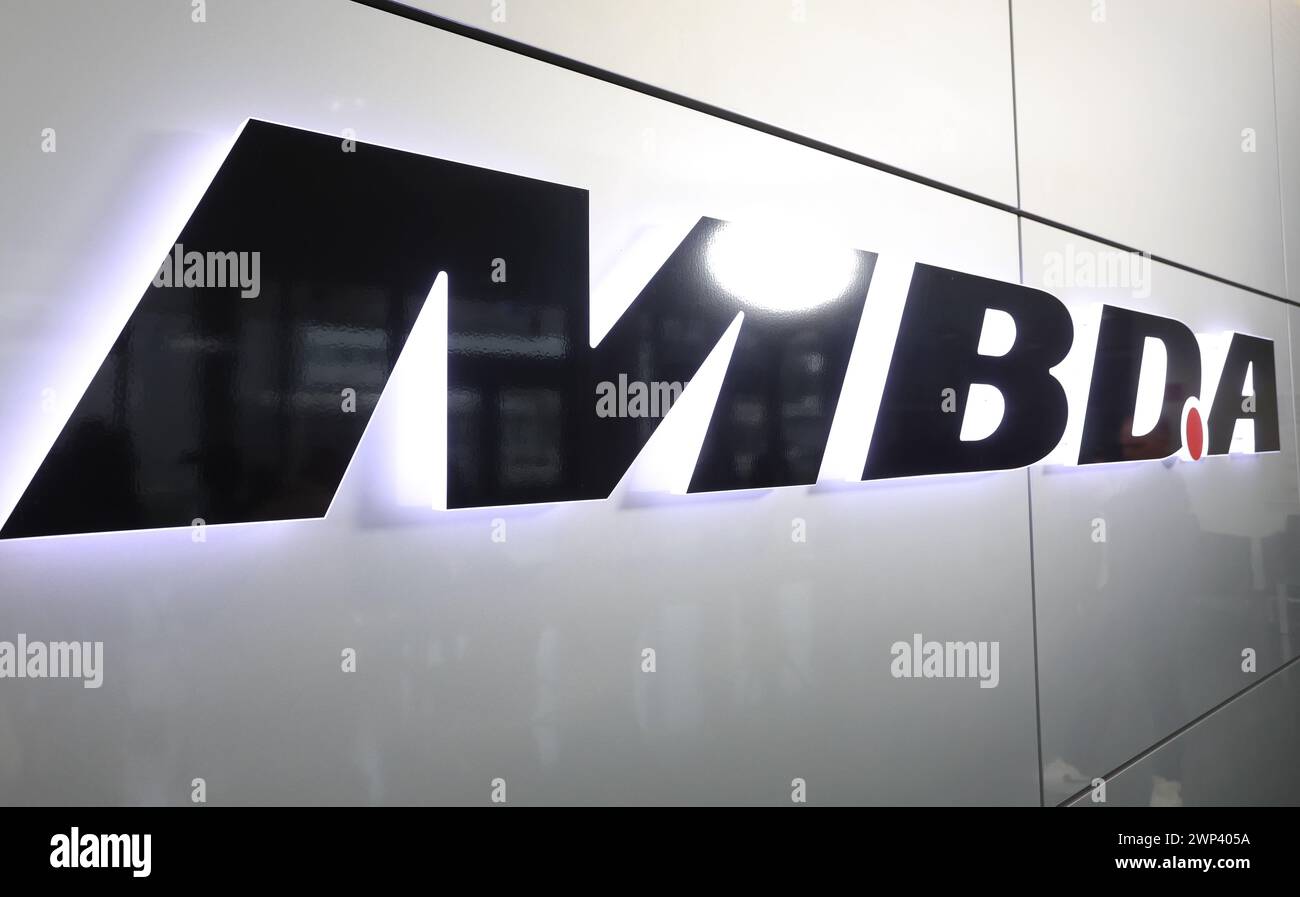 Schrobenhausen, Germany. 05th Mar, 2024. The logo of the defense ...