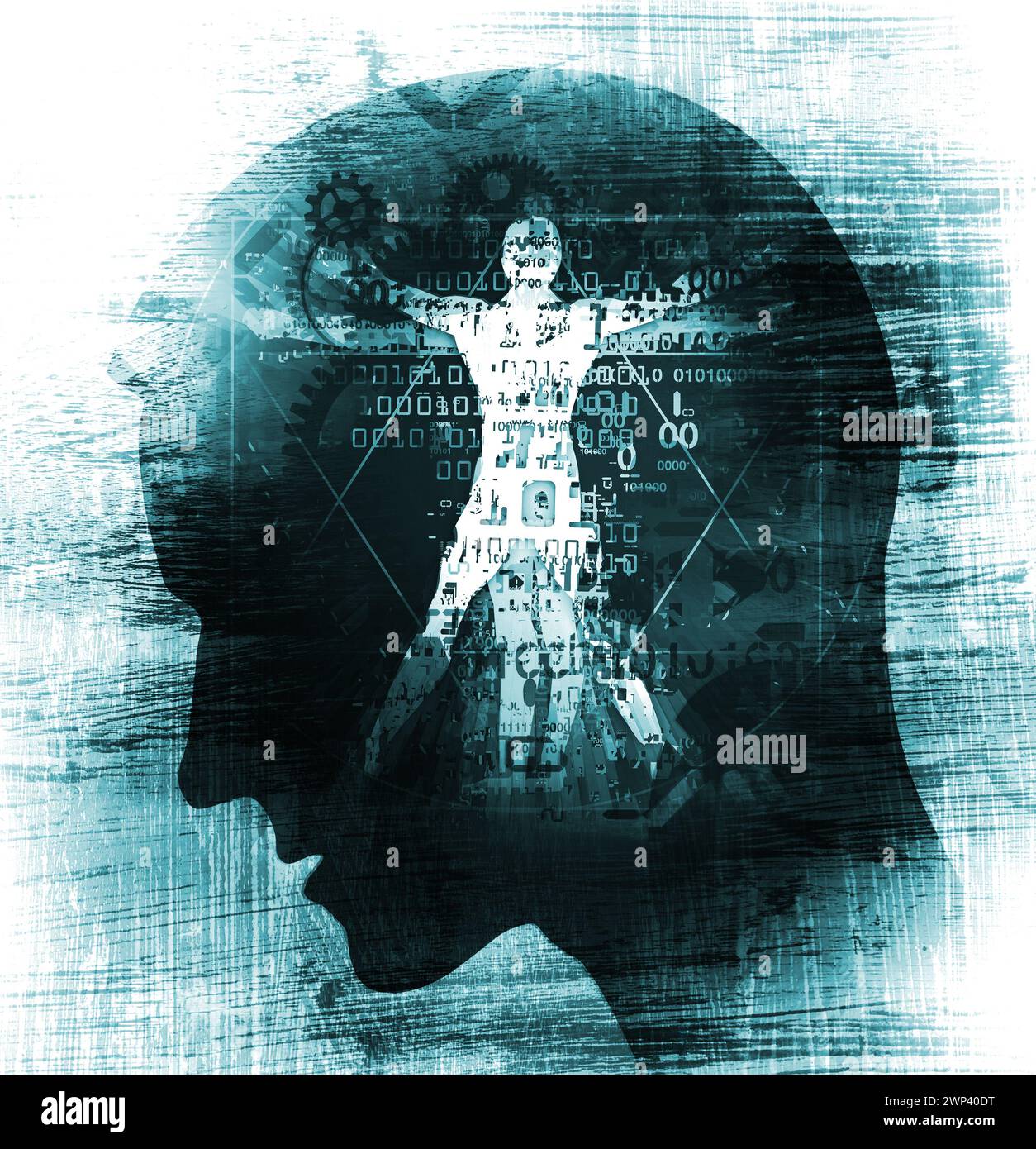 Virtual man da vinci hi-res stock photography and images - Alamy