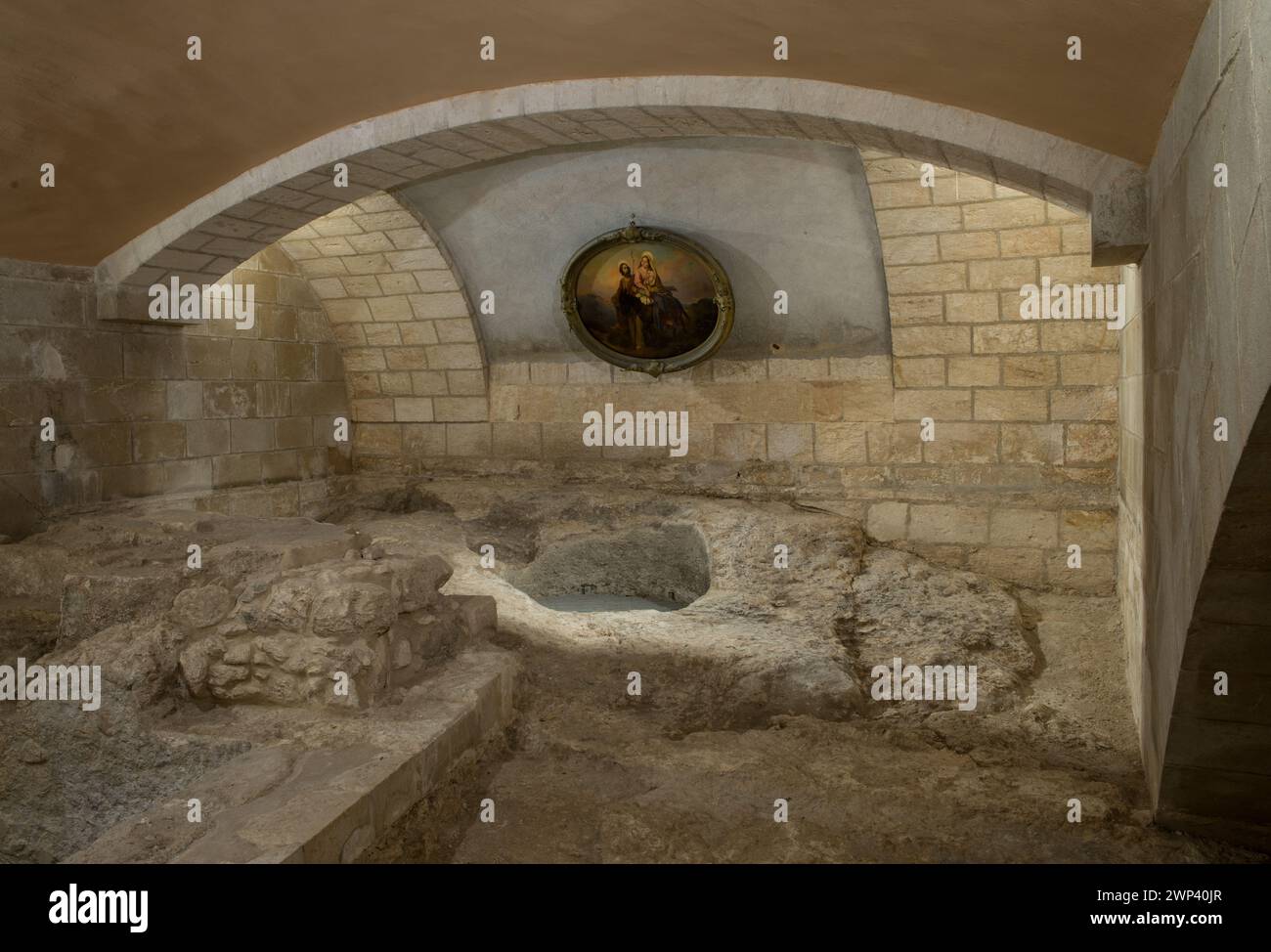 St. Joseph's Church, Nazareth, Israel Stock Photo - Alamy