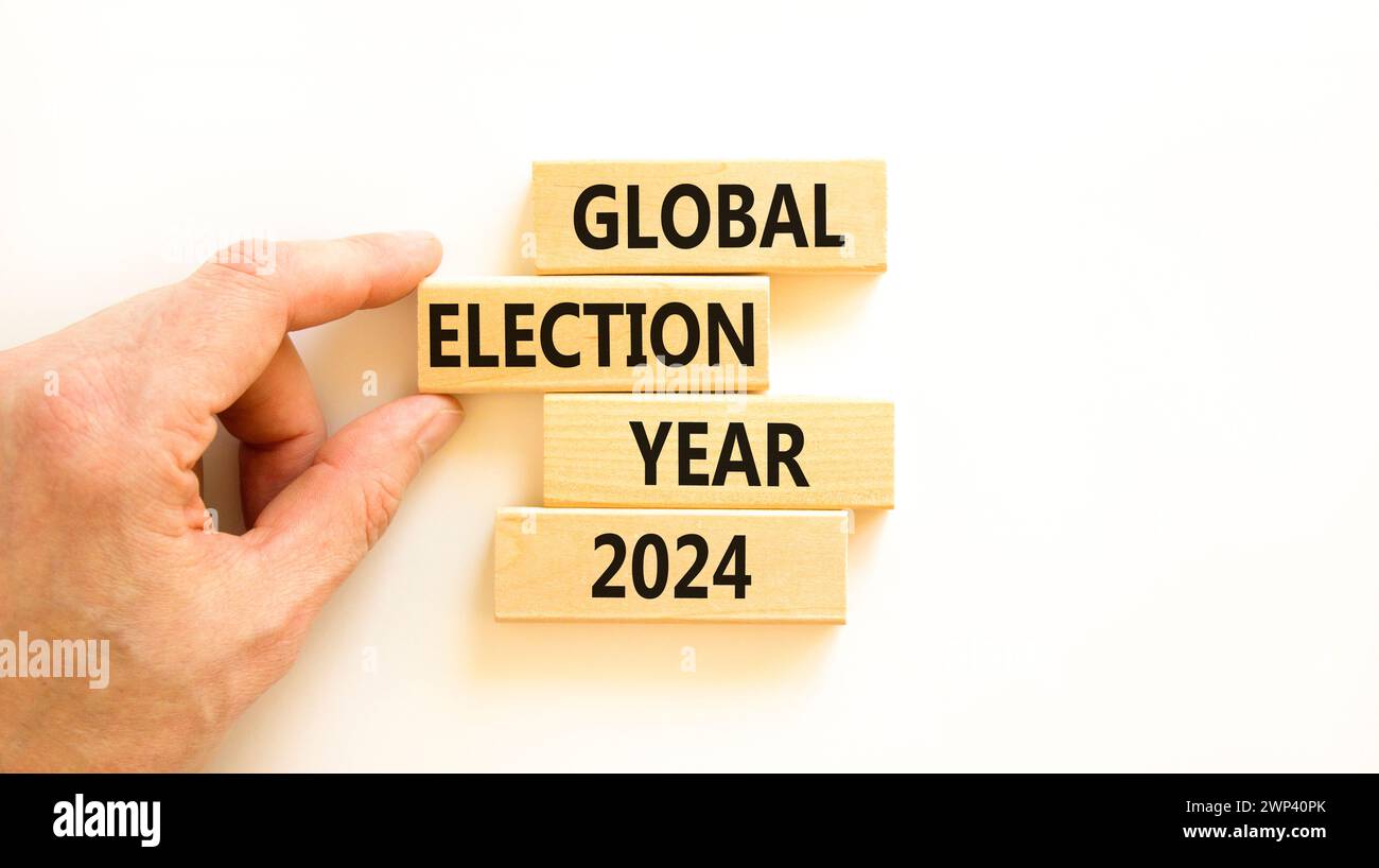 Global election year 2024 symbol. Concept words Global election year ...