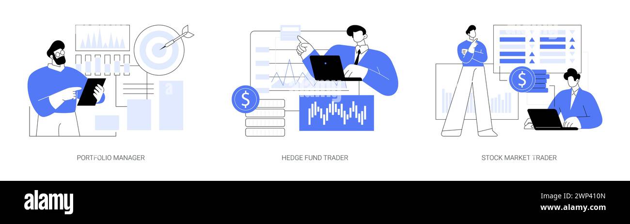 Stock market trade isolated cartoon vector illustrations se Stock Vector Image & Art - Alamy