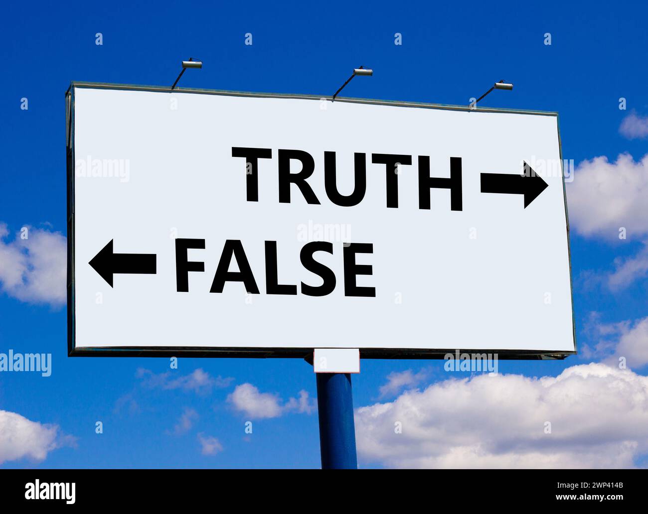 Truth or false symbol. Concept word Truth or False on beautiful ...