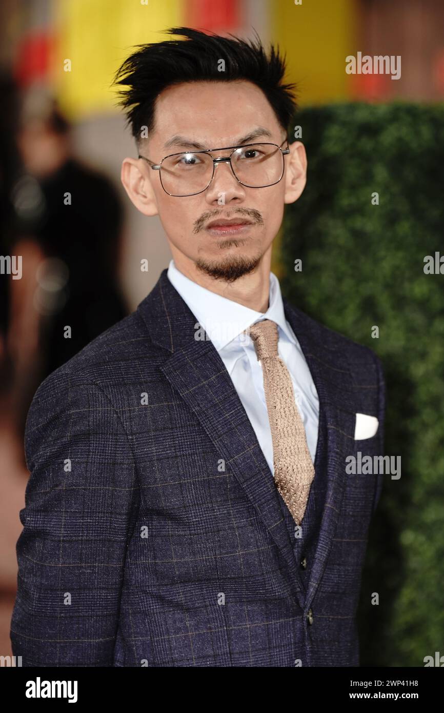 Michael Vu attends the premiere of the Netflix series The Gentlemen at the Theatre Royal Drury ...