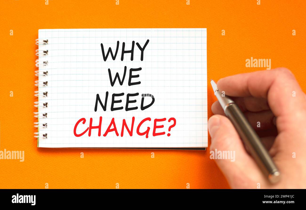 Why we need change symbol. Concept words Why we need change on ...
