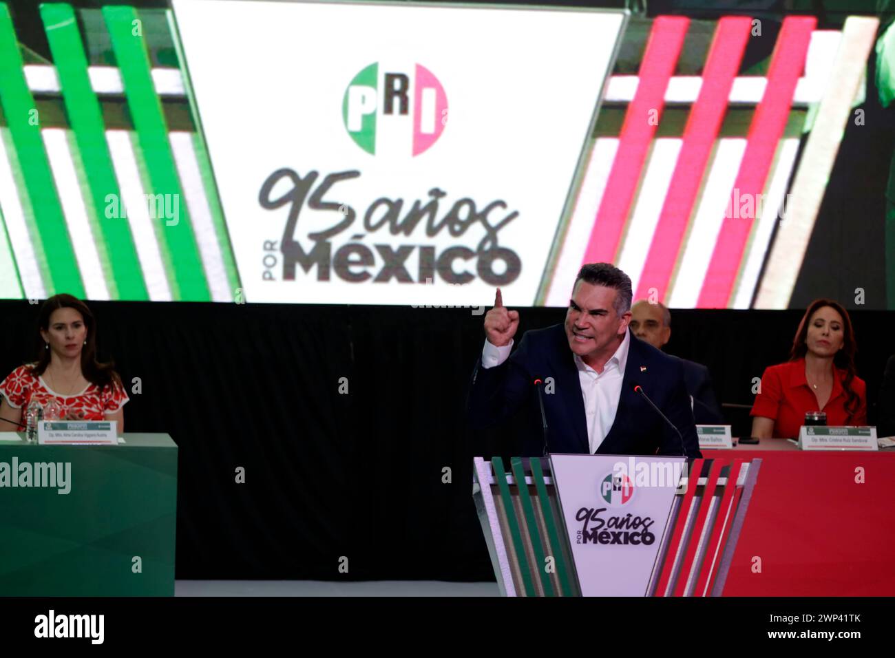 March 4, 2024, Mexico City, Mexico: Leader of the Institutional ...