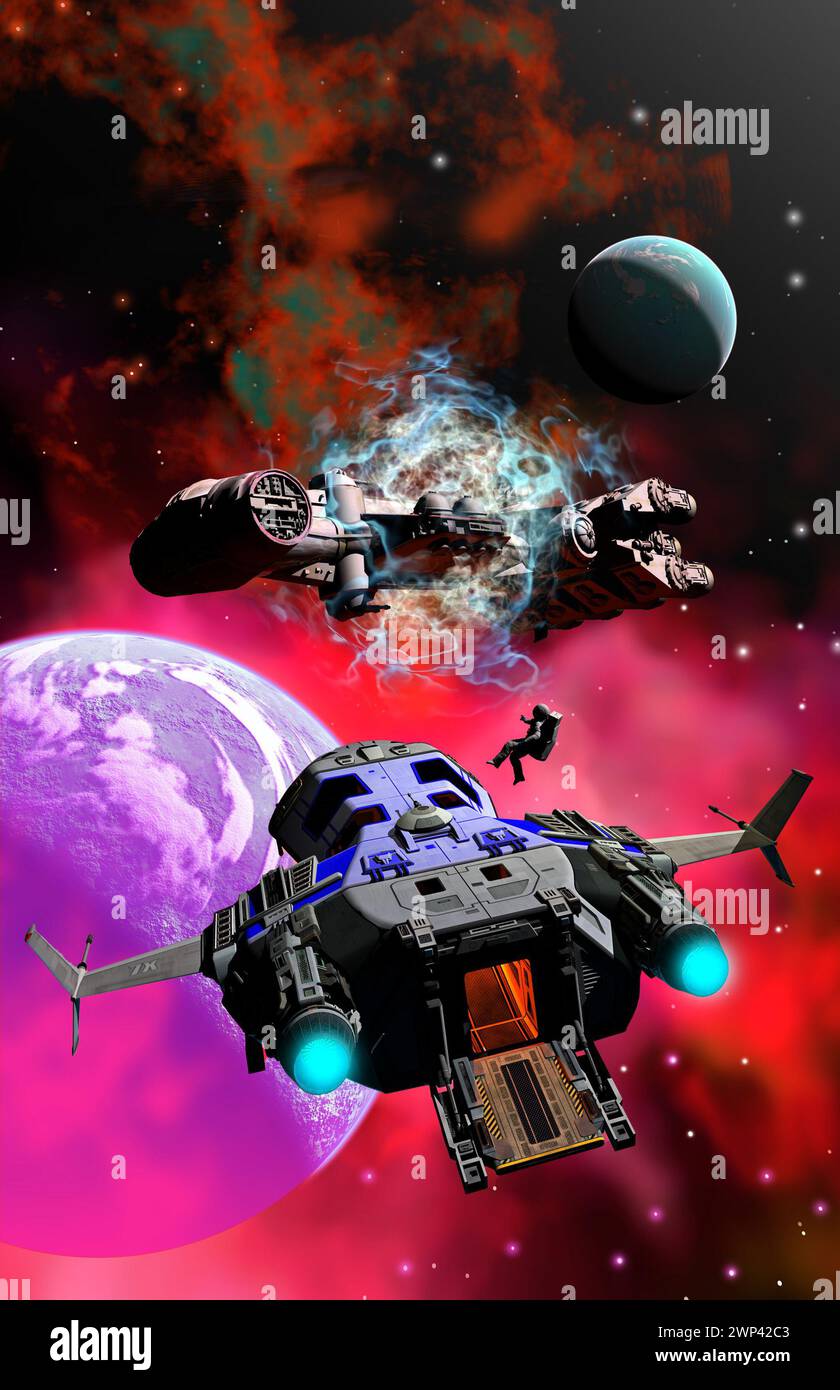 Light and color exploration for spaceships hi-res stock photography and images - Alamy