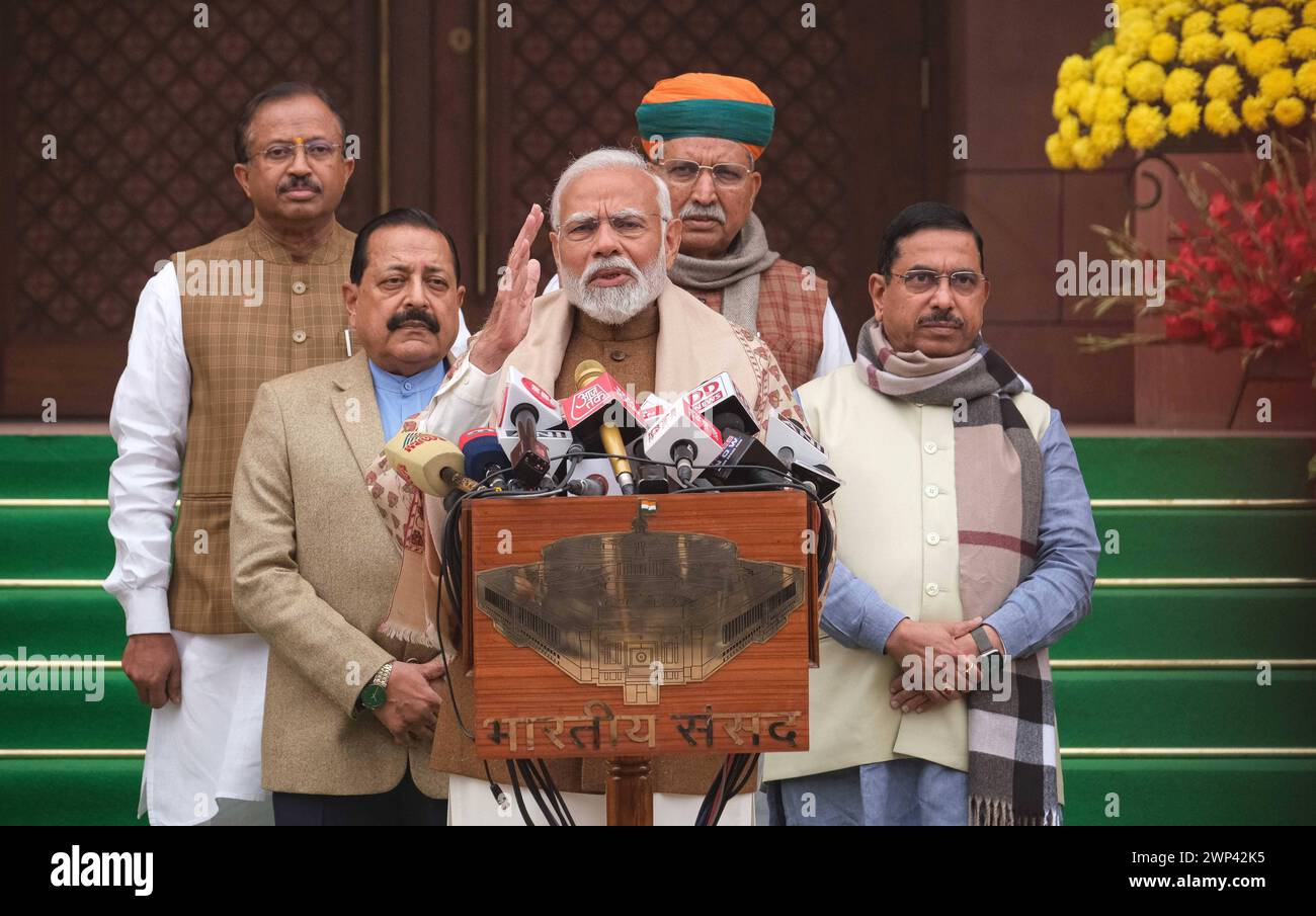 Prime Minister Narendra Modi at the Budget Session - Parliament Prime ...