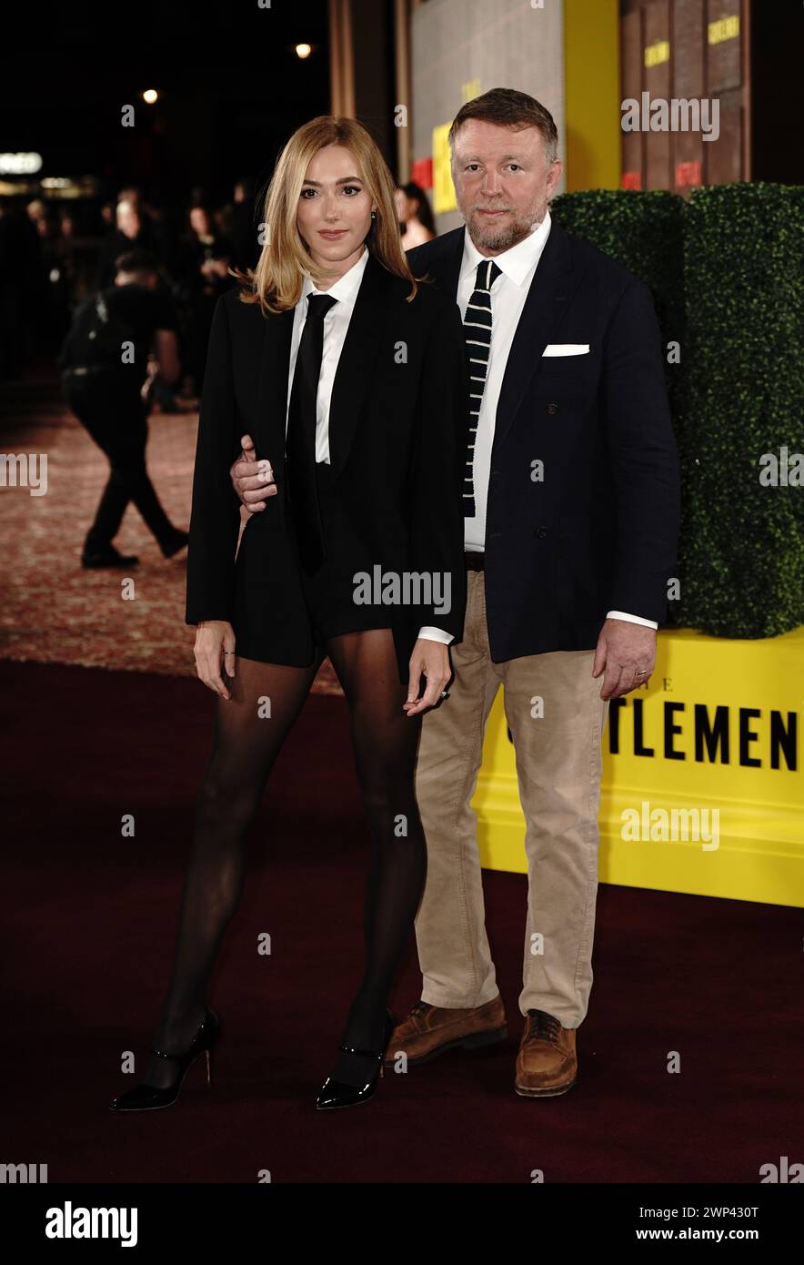 Guy Ritchie attends the premiere of the Netflix series The Gentlemen at ...