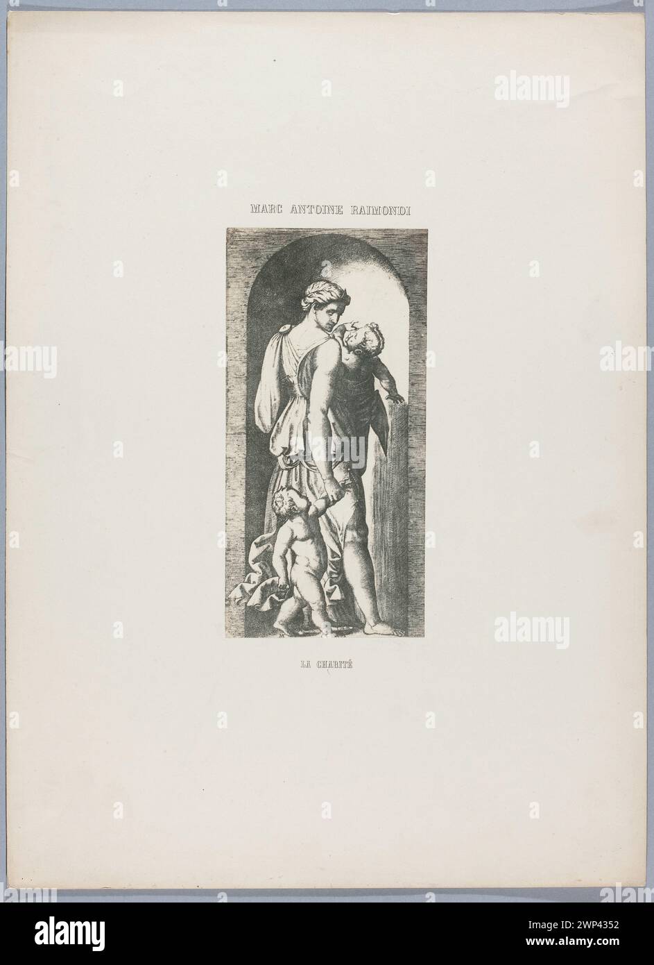 Figure photography:Rafael (1483-1520) - reproduction, Raimondi ...