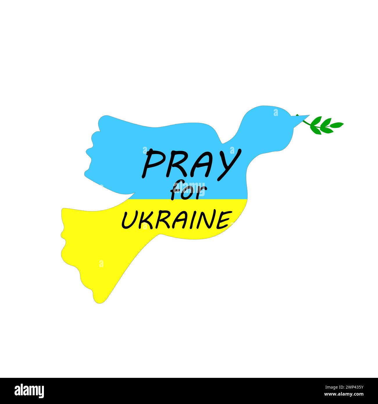Pigeon pray for ukraine. Ukrainian-russian military crisis. Peace ...