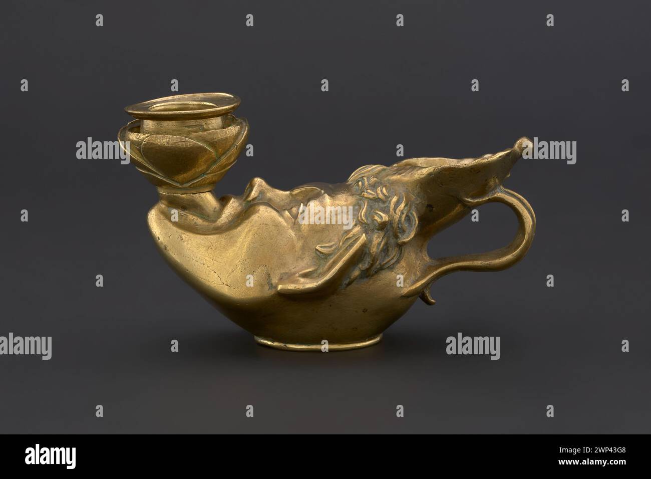 Olive lamp converted into a "fertilizer; End of the 19th century (1885 ...