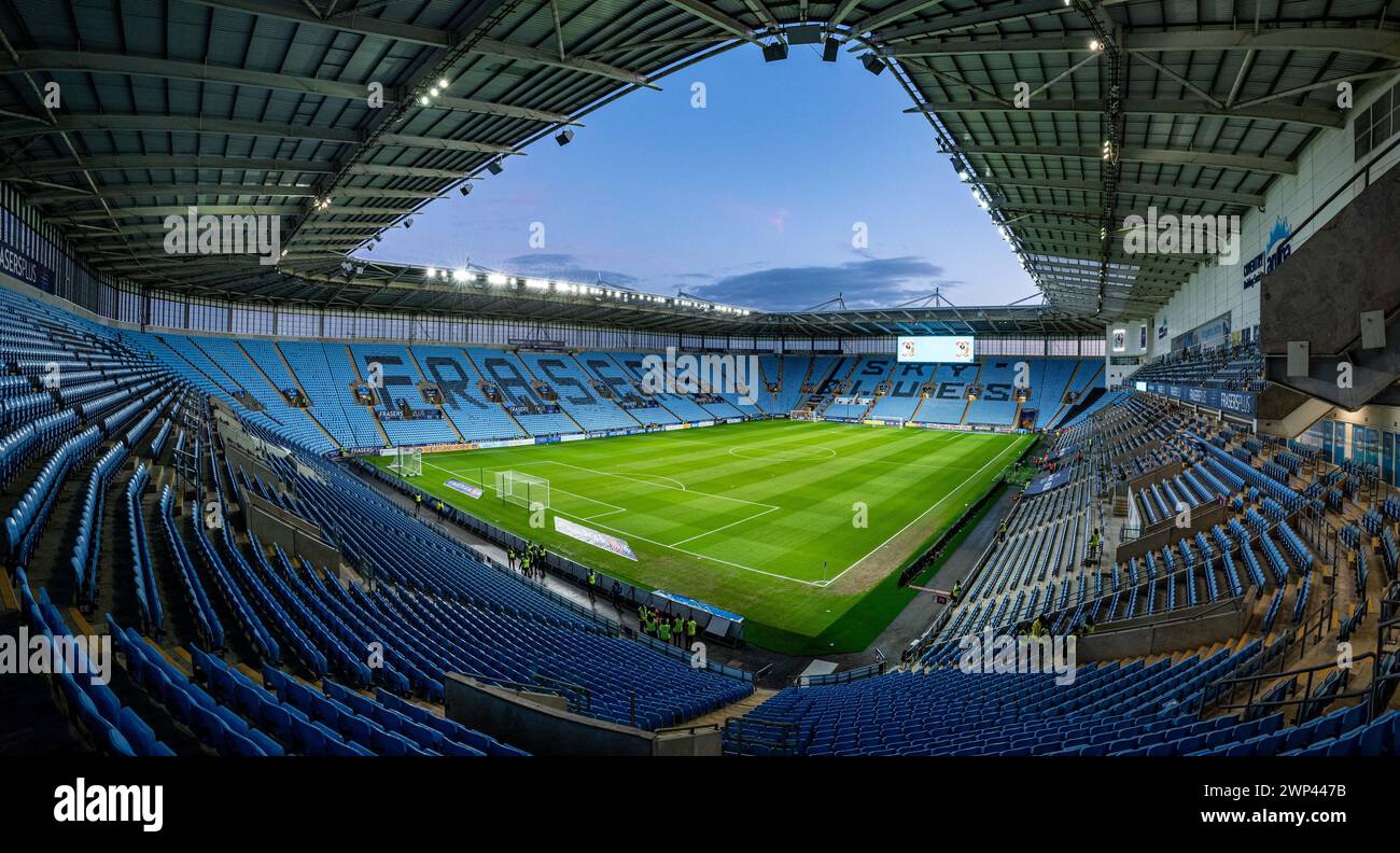 5th March 2024; Coventry Building Society Arena, Coventry, England; EFL ...