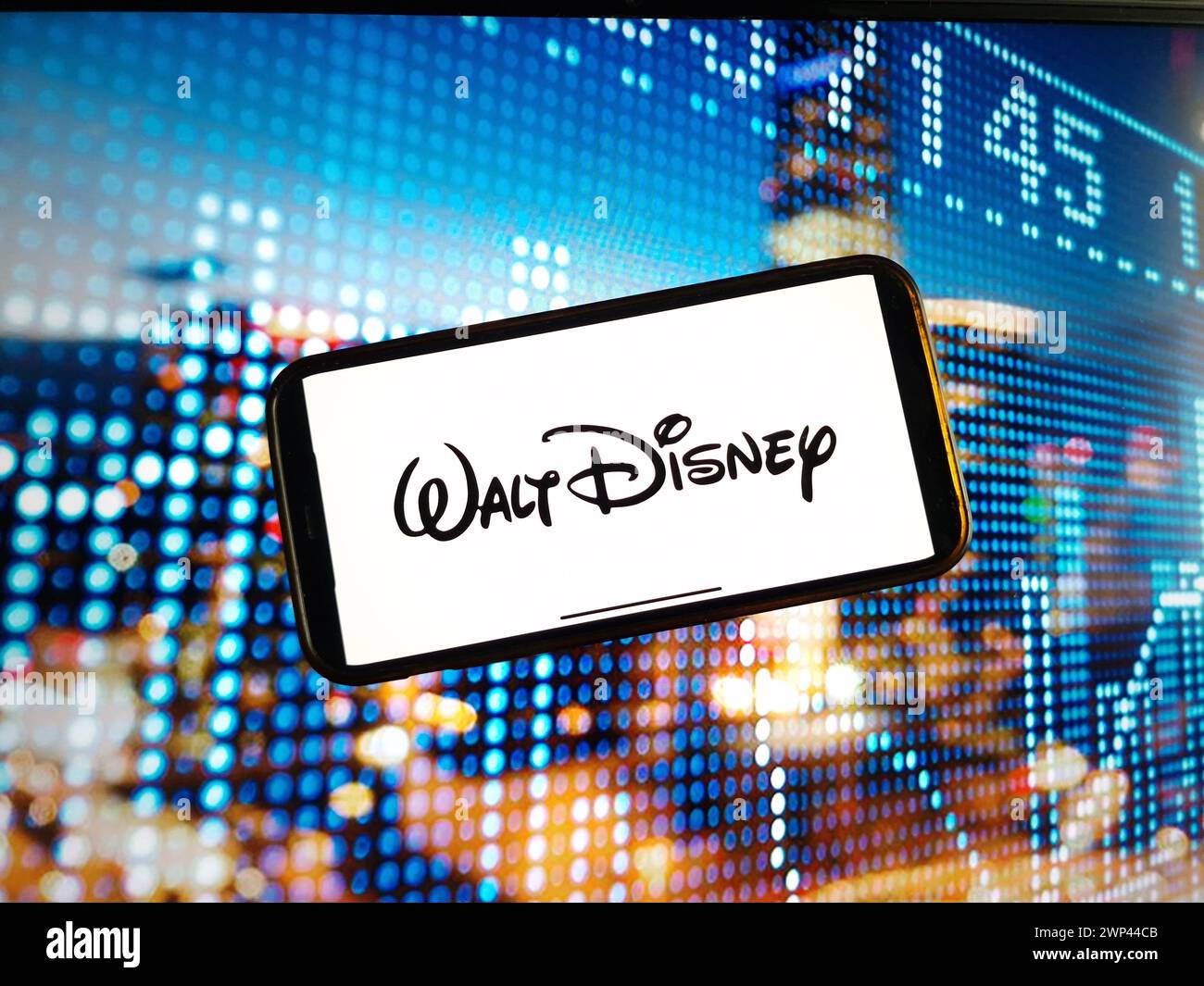 Poland. 3rd Jan, 2024. In this photo illustration, the Walt Disney ...