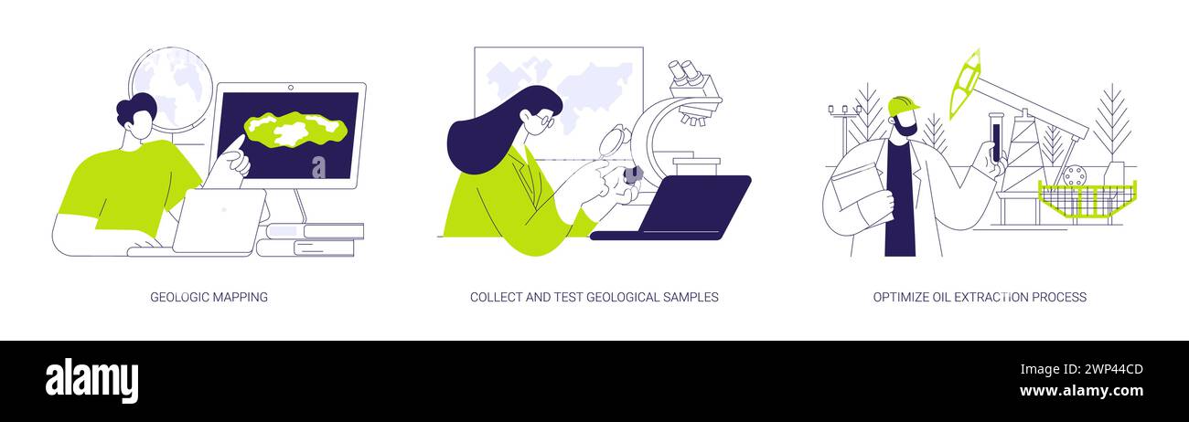 Geology abstract concept vector illustrations Stock Vector Image & Art ...