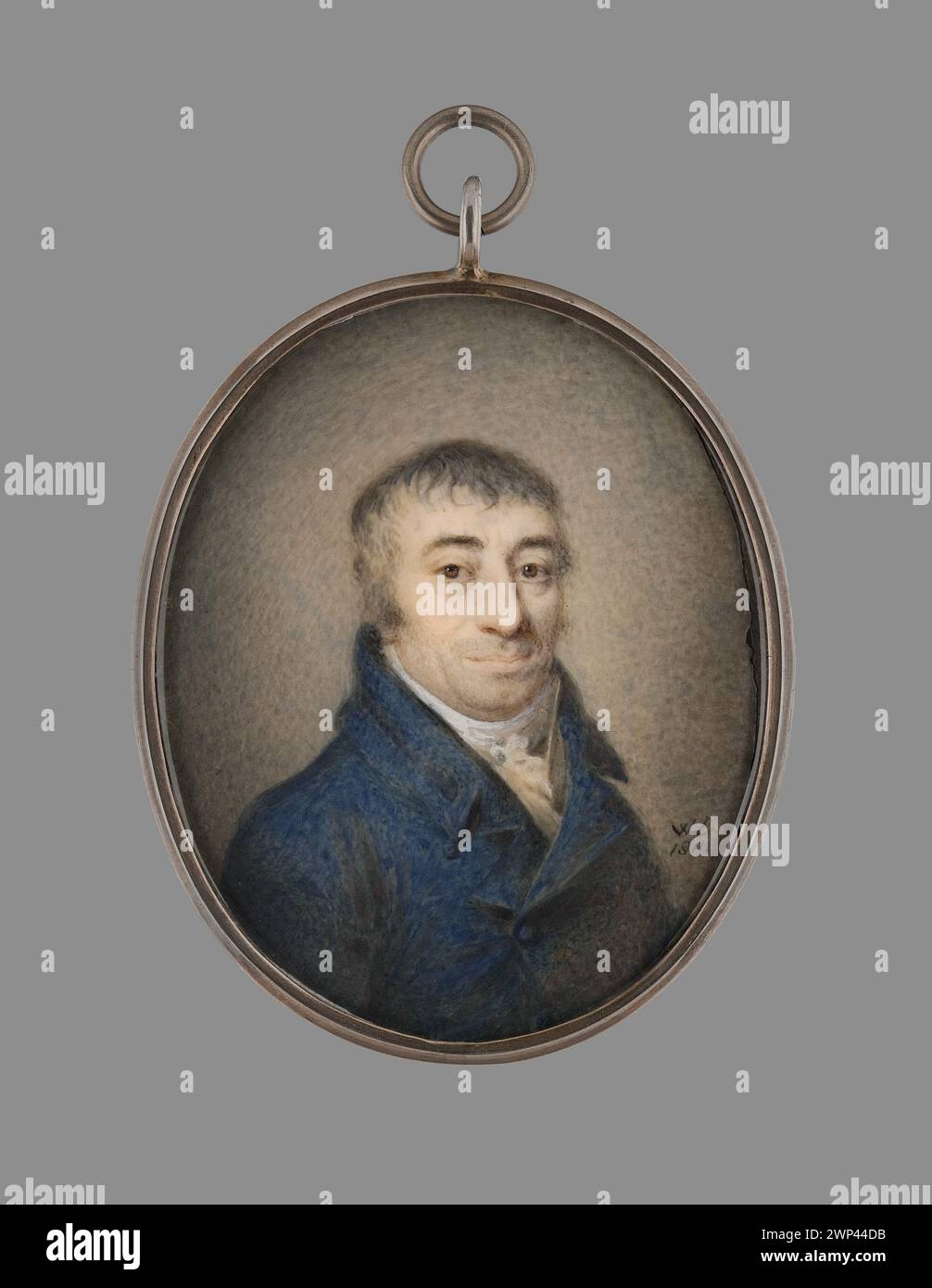 Self -portrait in old age; Lesseur, Wincenty DE (1745-1813); 1811 (1811 ...