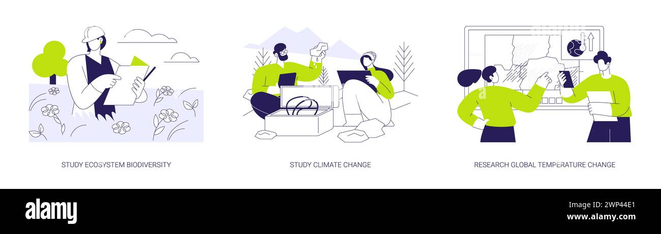 Climate studies abstract concept vector illustrations Stock Vector ...