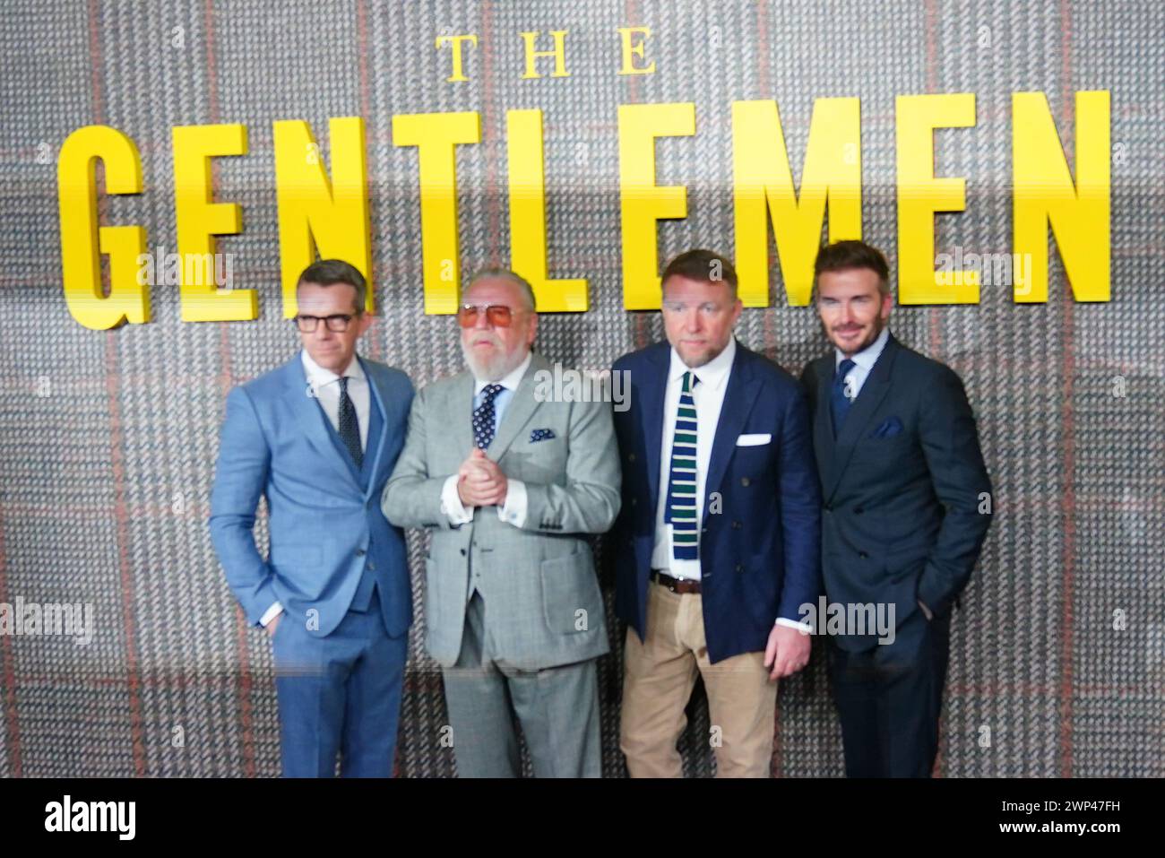 (left to right) Max Beesley, Ray Winstone, Guy Ritchie and David ...