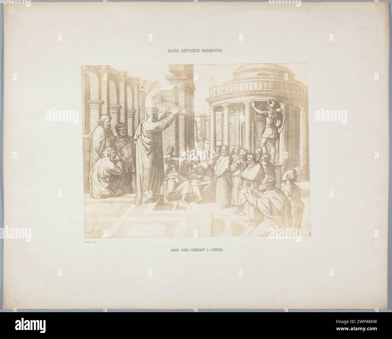 Figure photography:Rafael (1483-1520) - reproduction, Raimondi ...