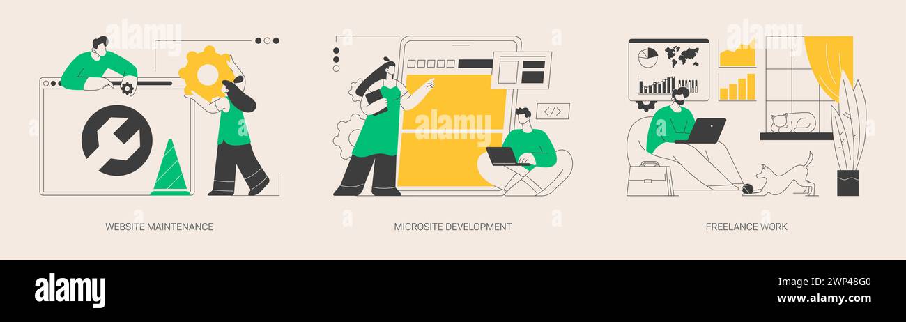 Frontend development abstract concept vector illustrations Stock Vector ... Frontend development abstract concept vector illustrations Stock Vector ...