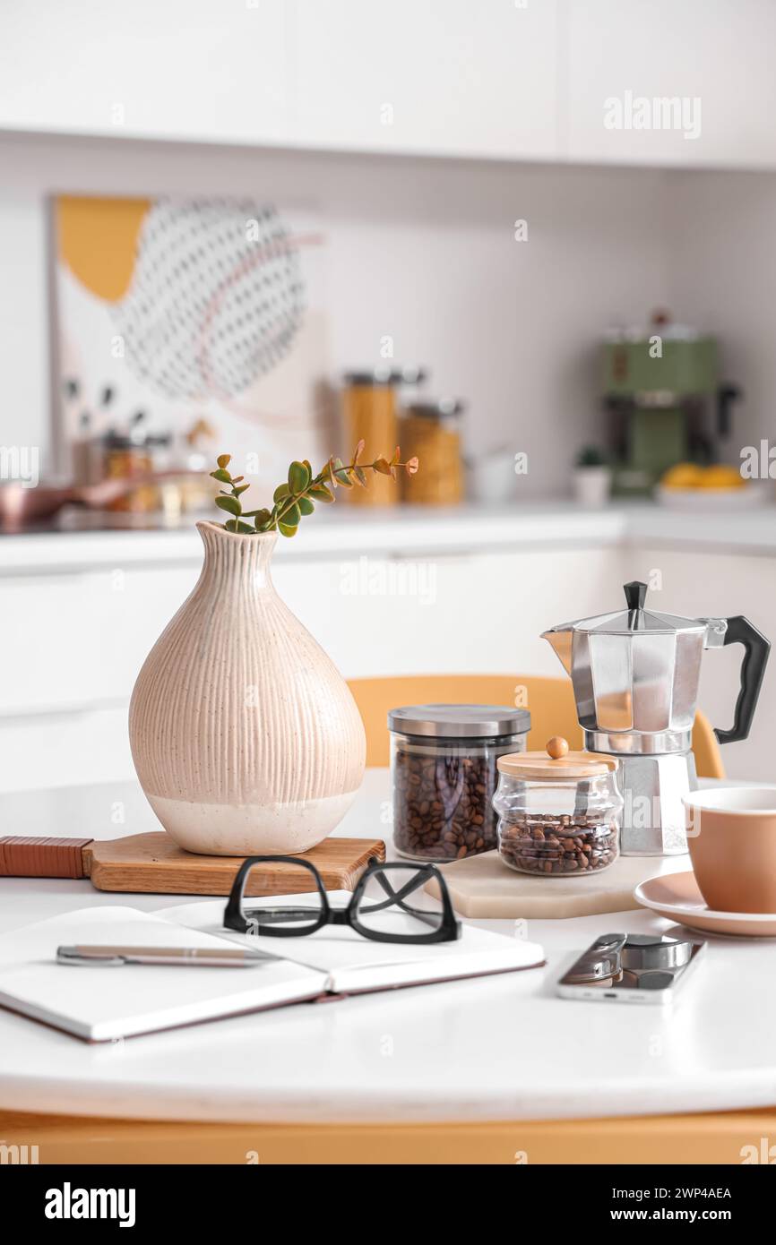 Modern coffee setup hi-res stock photography and images - Alamy