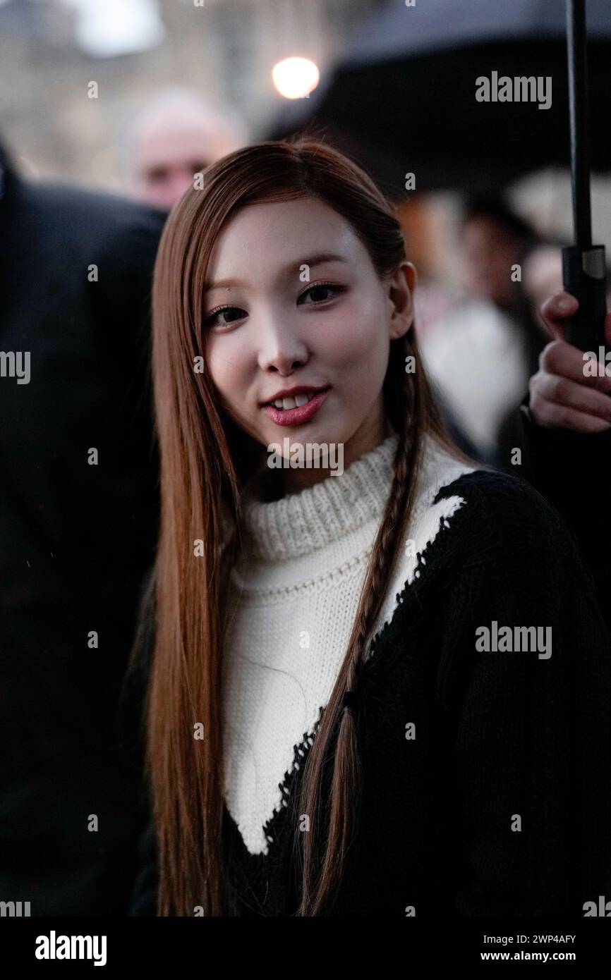 Nayeon arrives for the Louis Vuitton Fall/Winter 2024-2025 ready-to ...