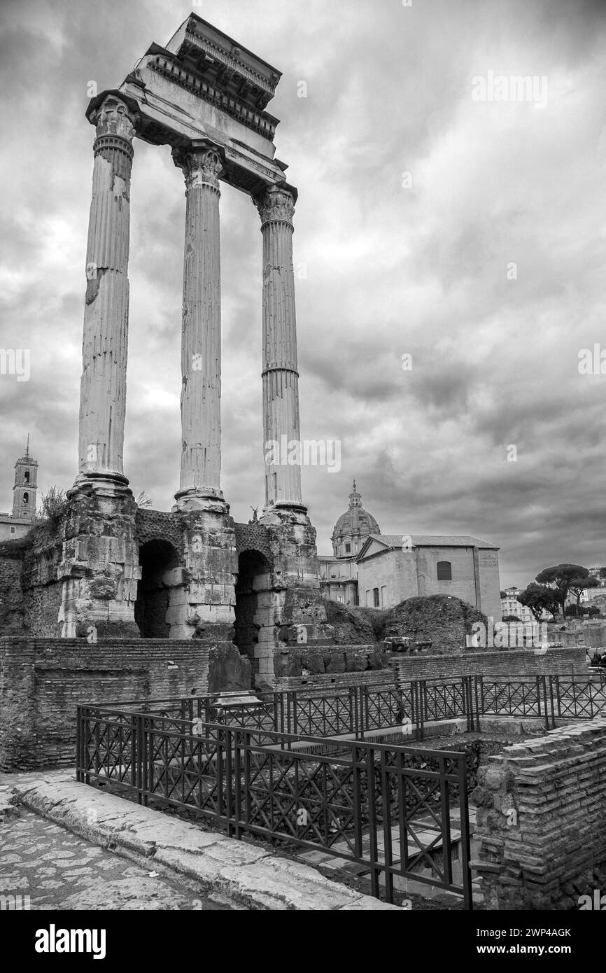The ruins of Roman forum Stock Photo - Alamy