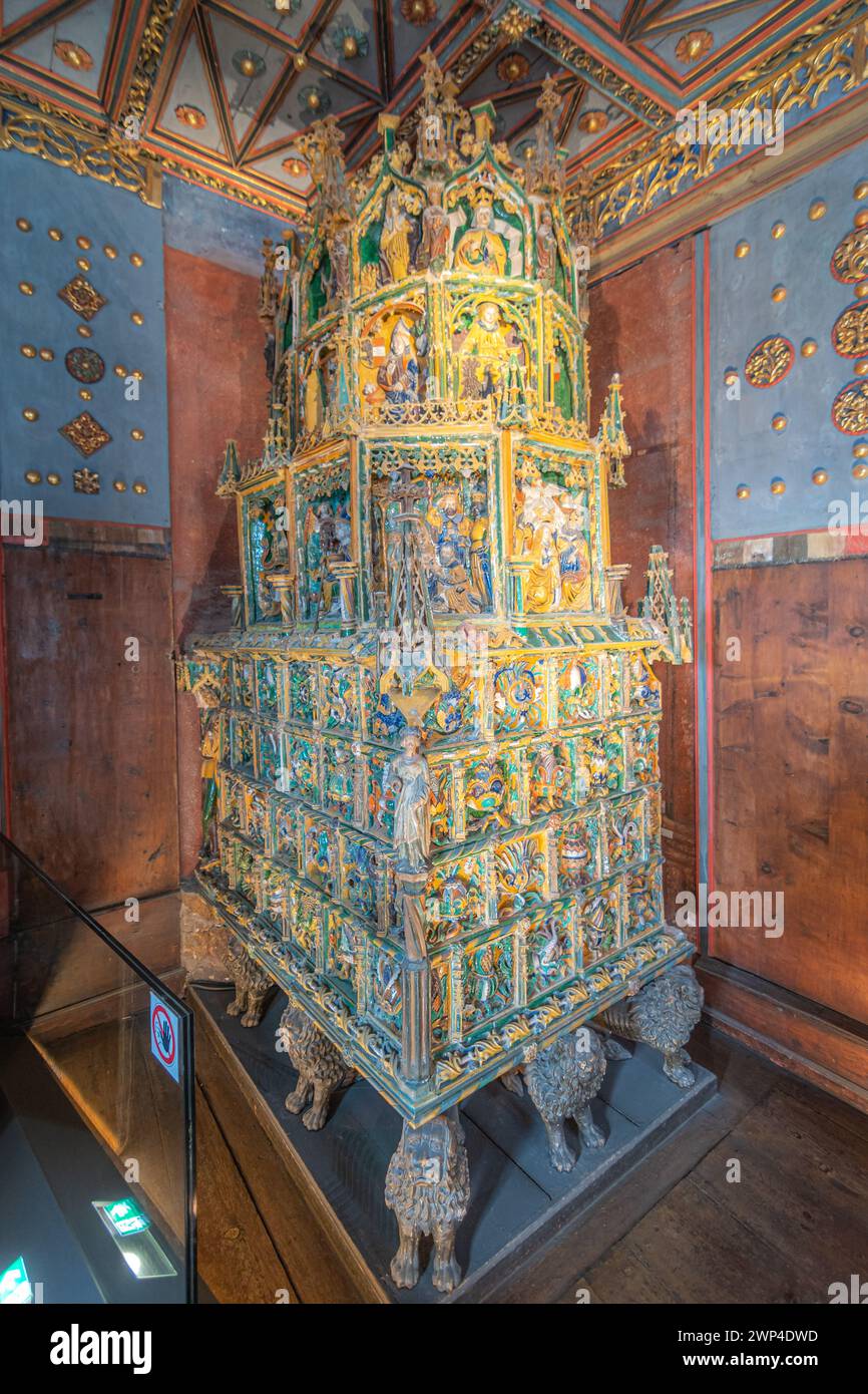 The "Kachelofen" the masonry heater (or masonry stove) in the princely ...