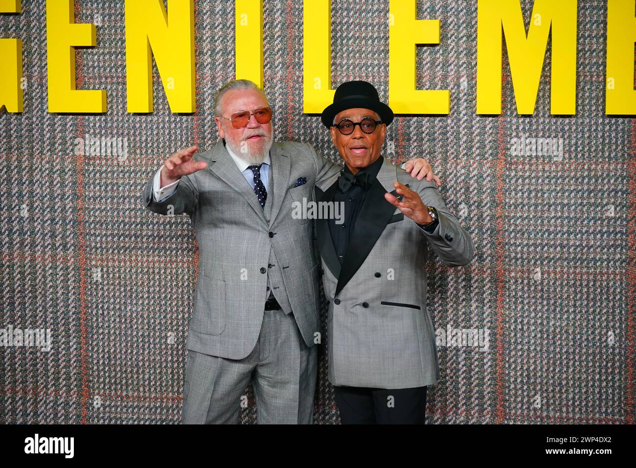 Ray Winstone and Giancarlo Esposito attending the premiere of Netflix ...