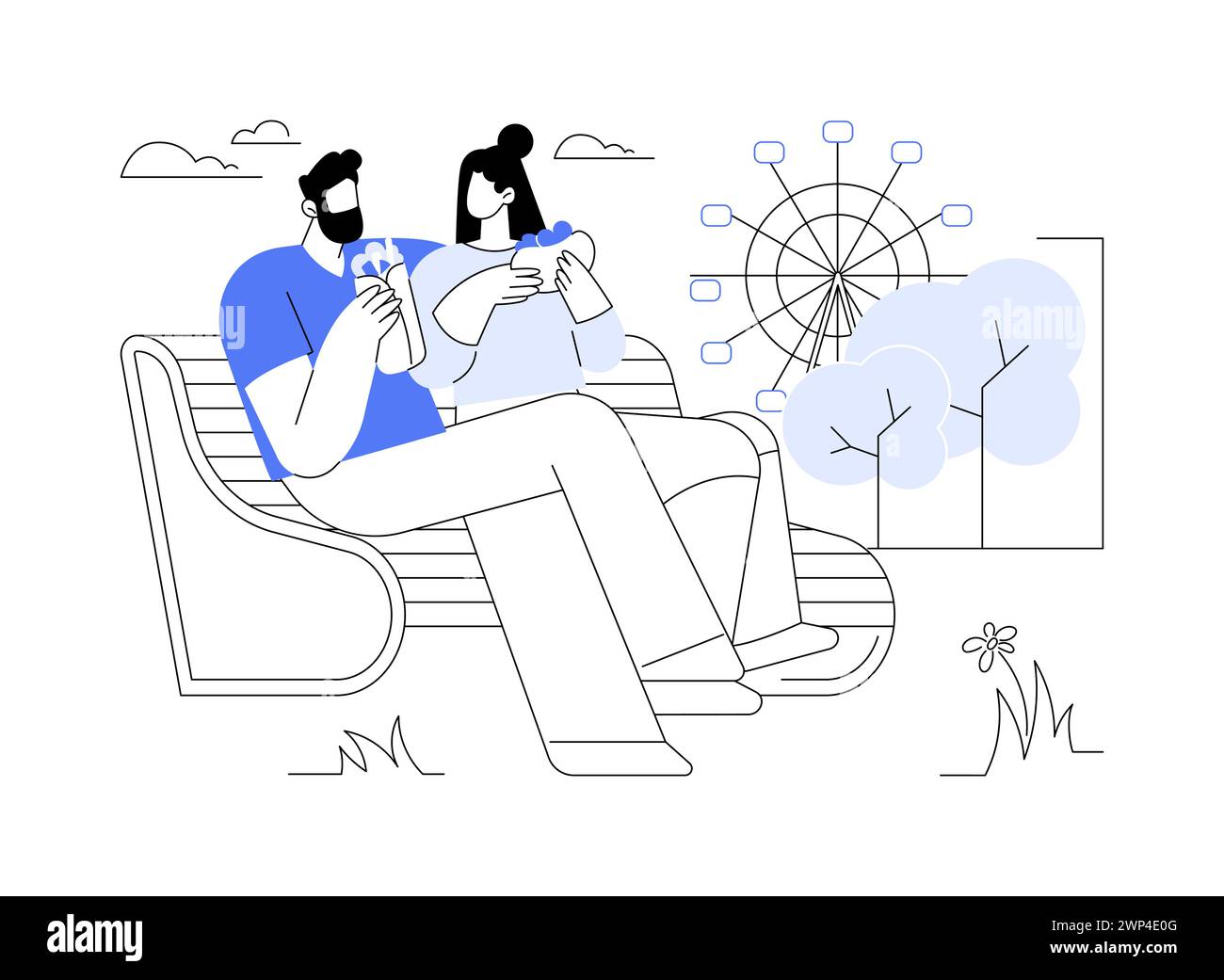 Happy weekend isolated cartoon vector illustrations Stock Vector Image ...