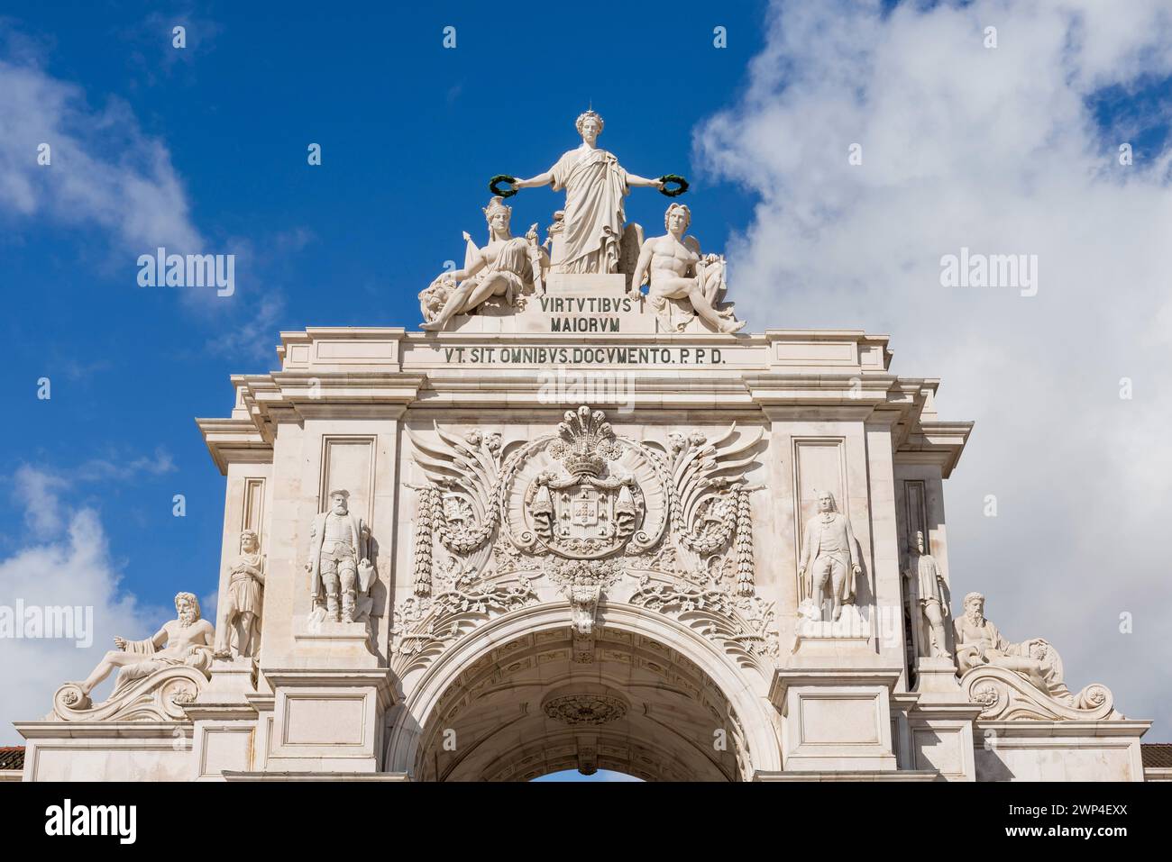 The Arco da rua Augusta, arch, triumphal arch, monument, old town ...