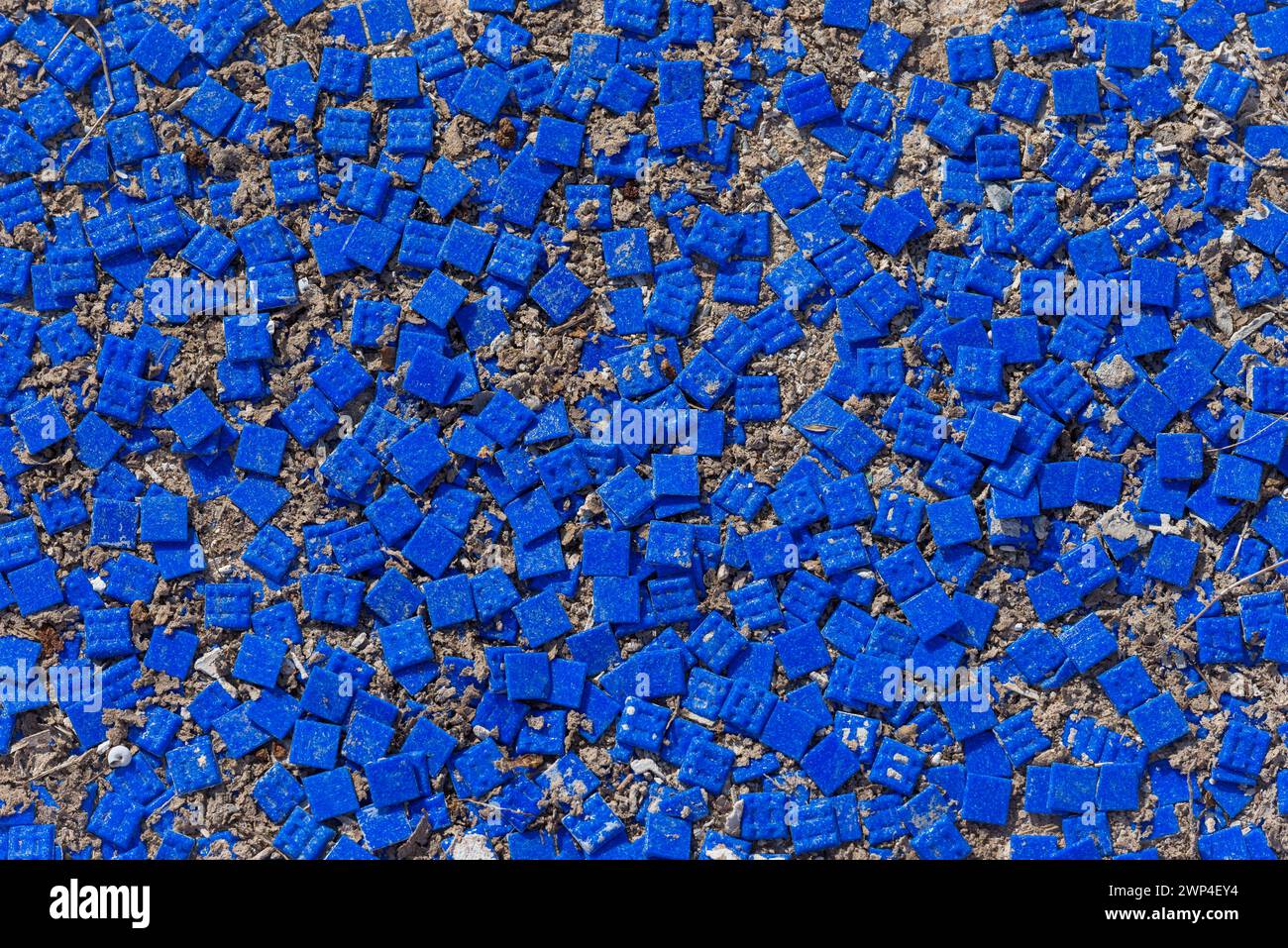 Blue tiles as texture, background, single, construction, building ...