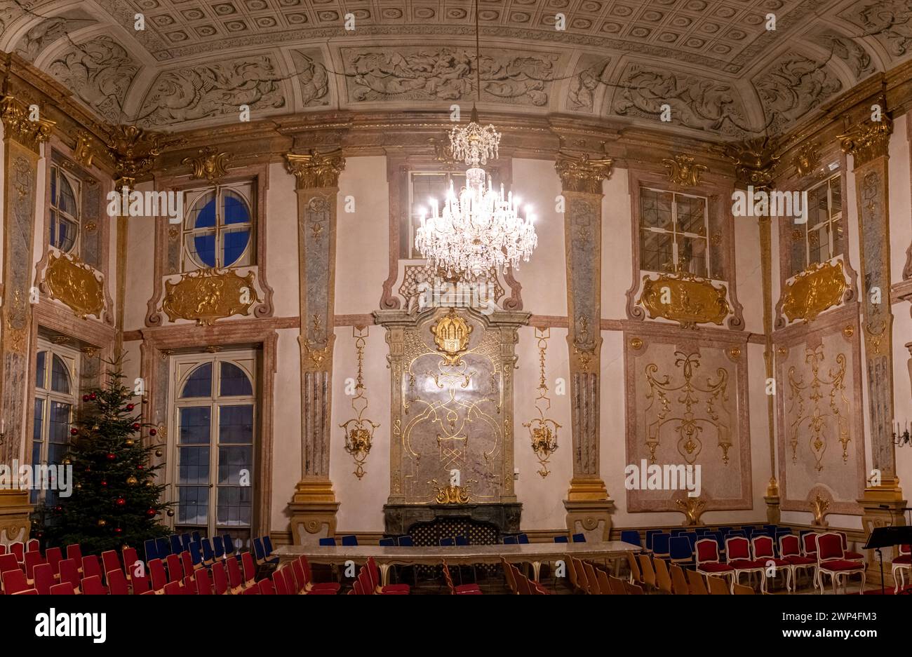 The Marble Hall of Mirabell Palace is the venue of the "Salzburg Palace ...