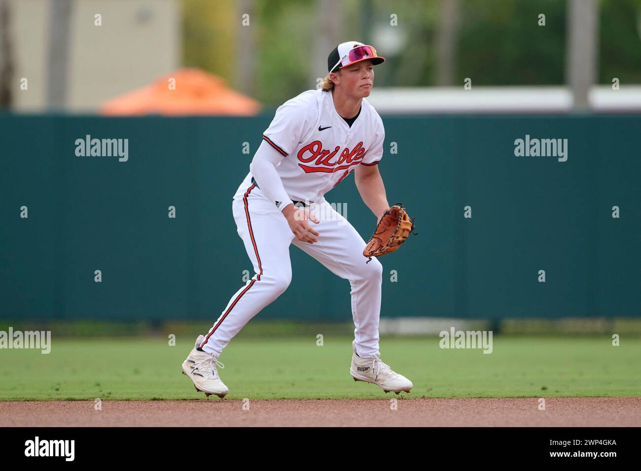 Baltimore Orioles second baseman Jackson Holliday (87) during a Spring ...