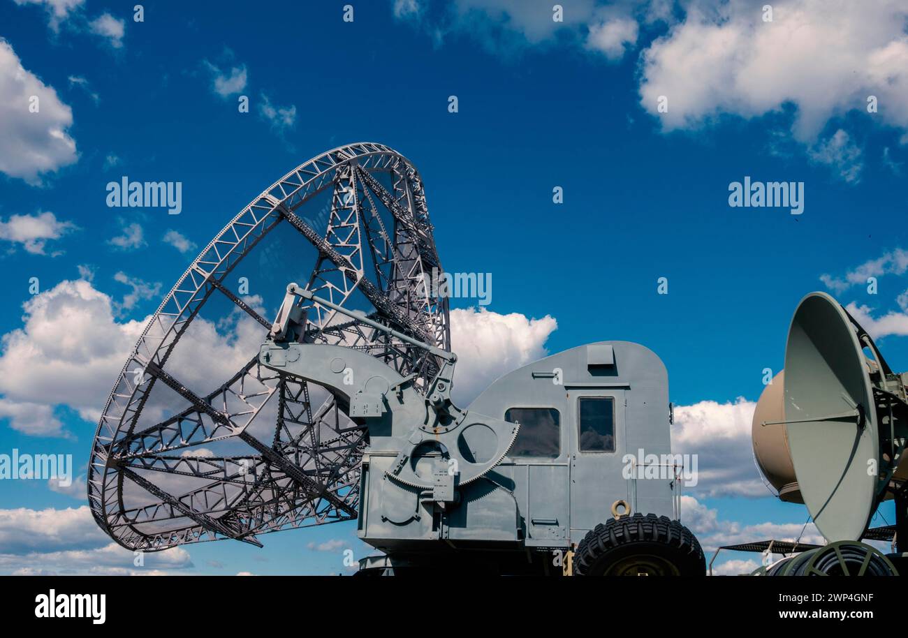 Old radar installation at the former Berlin-Gatow airport, Berlin ...