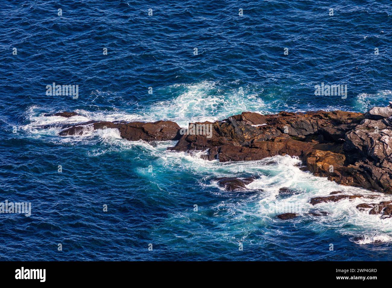 Sea waves roll on coastal hi-res stock photography and images - Alamy