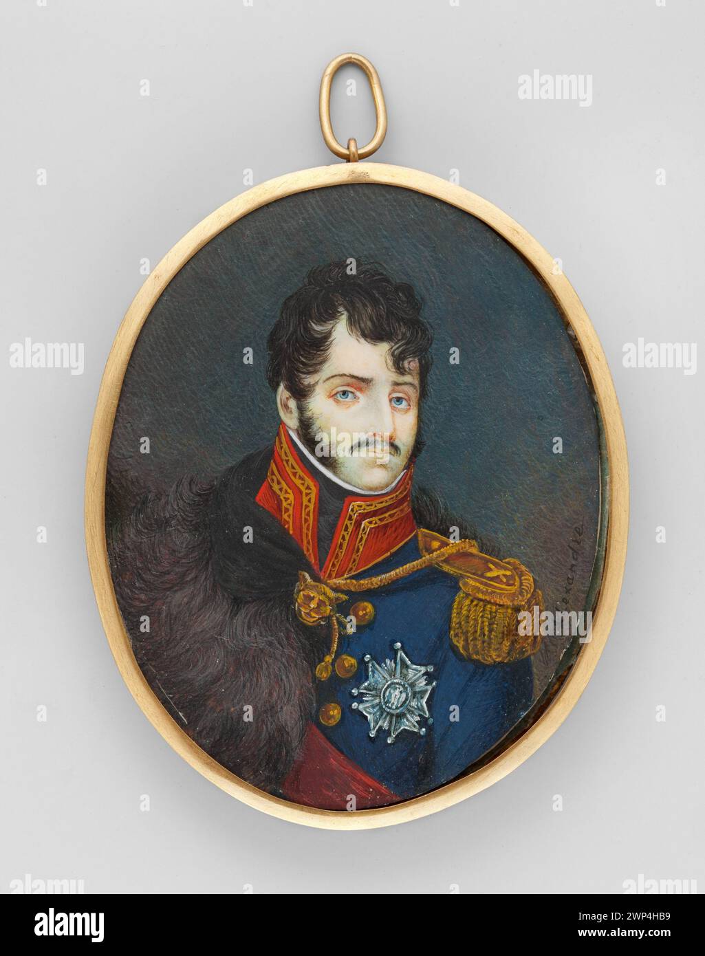 Prince Józef Poniatowski is portrayed in a French marshal uniform by ...