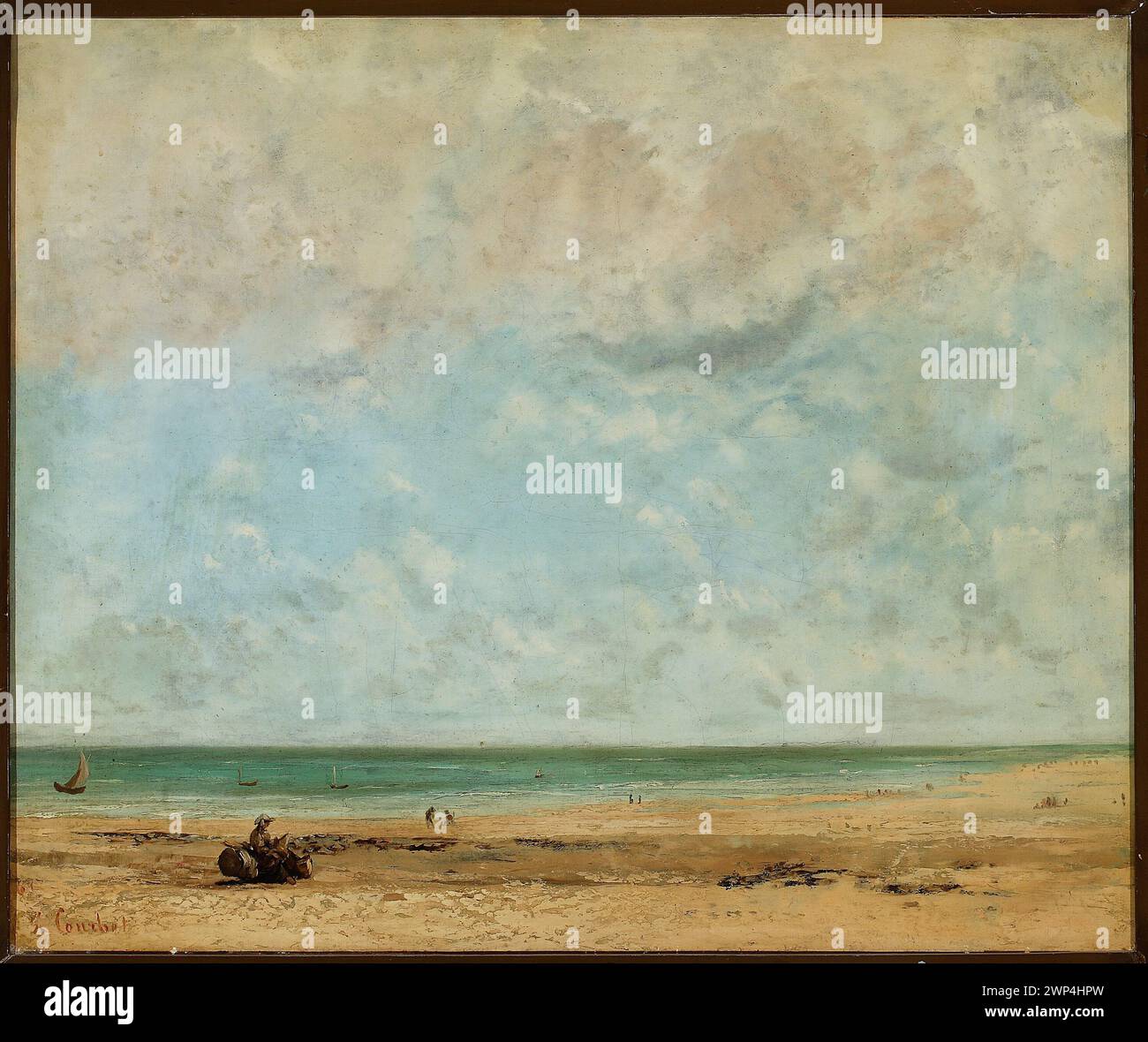 Coastal landscape; Courbet, Gustave (1819-1877); 1863 (1863-00-00-1863 ...