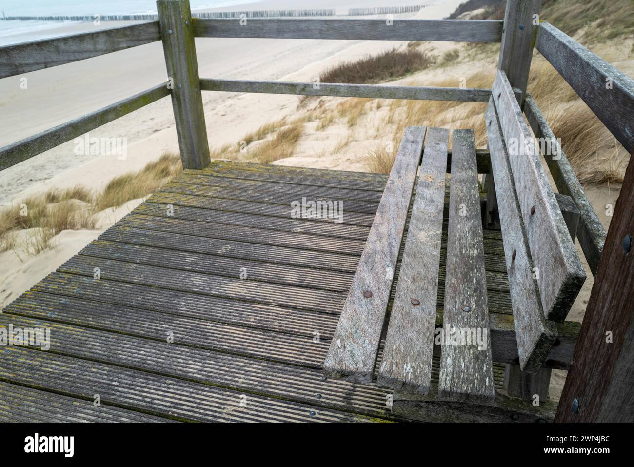 Wooden footbridge on sandy hi-res stock photography and images - Alamy