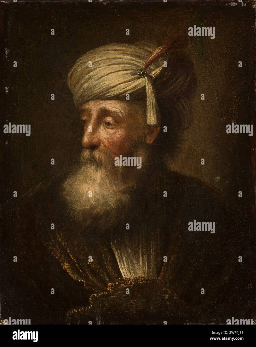 Portrait of an old man; Dietrich, Christian Wilhelm Ernst (1712-1774 ...