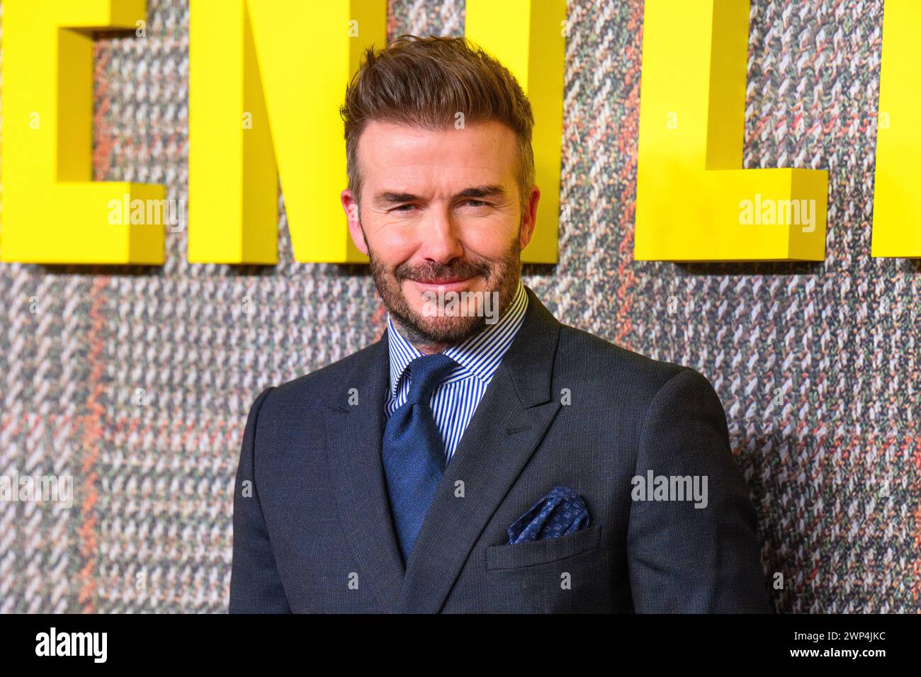 London, UK. 5 March 2024. David Beckham attending the premiere of ...