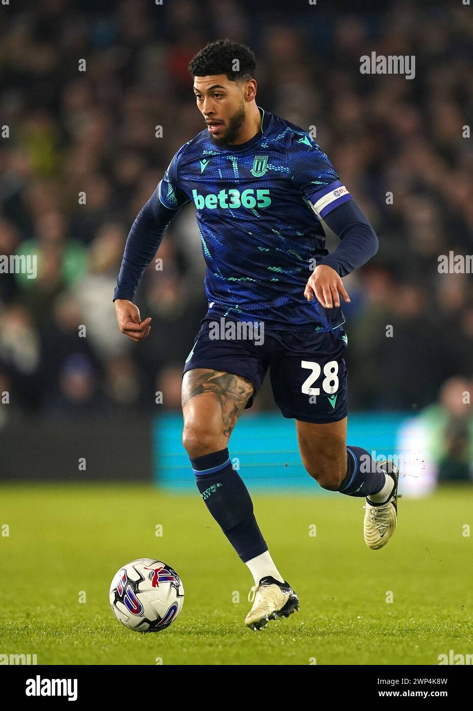 Stoke City's Josh Laurent in action during the Sky Bet Championship ...