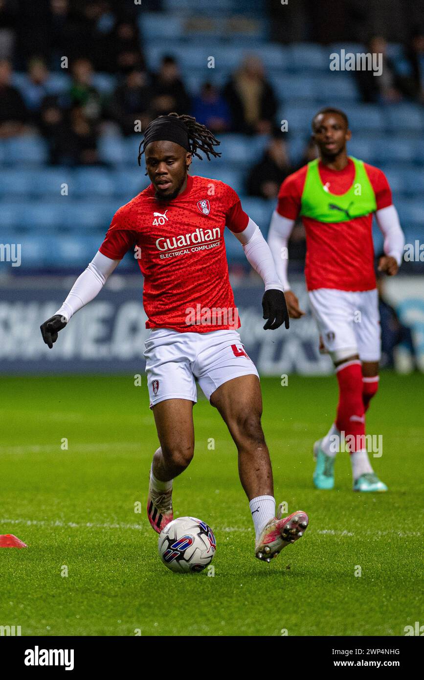 5th March 2024; Coventry Building Society Arena, Coventry, England; EFL ...