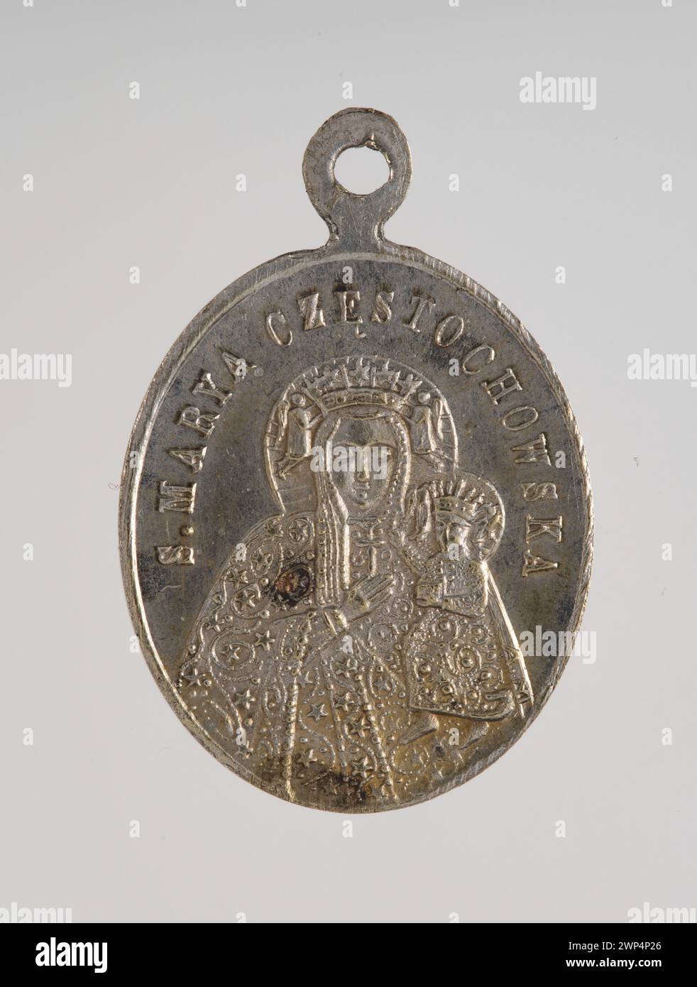 Religious medal with the image of Our Lady of Cz Stochów and the ...
