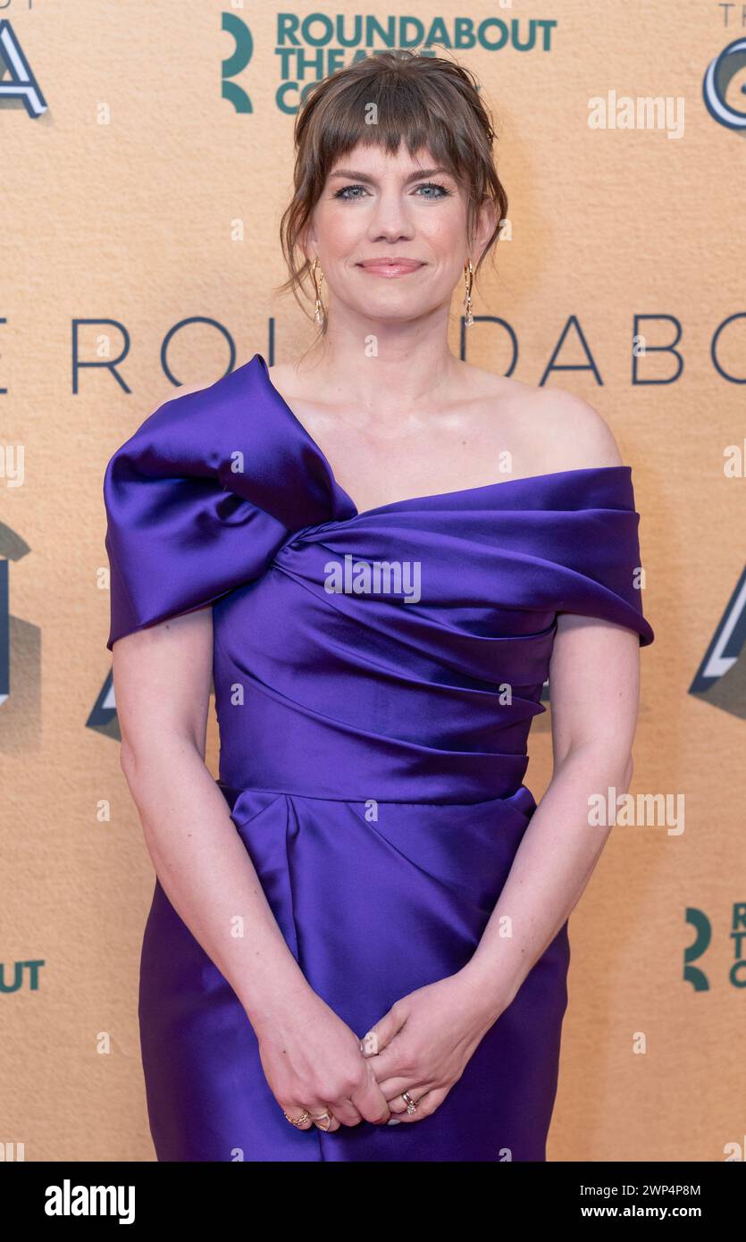 Anna Chlumsky attends the Roundabout Theatre Company 2024 Gala at The ...