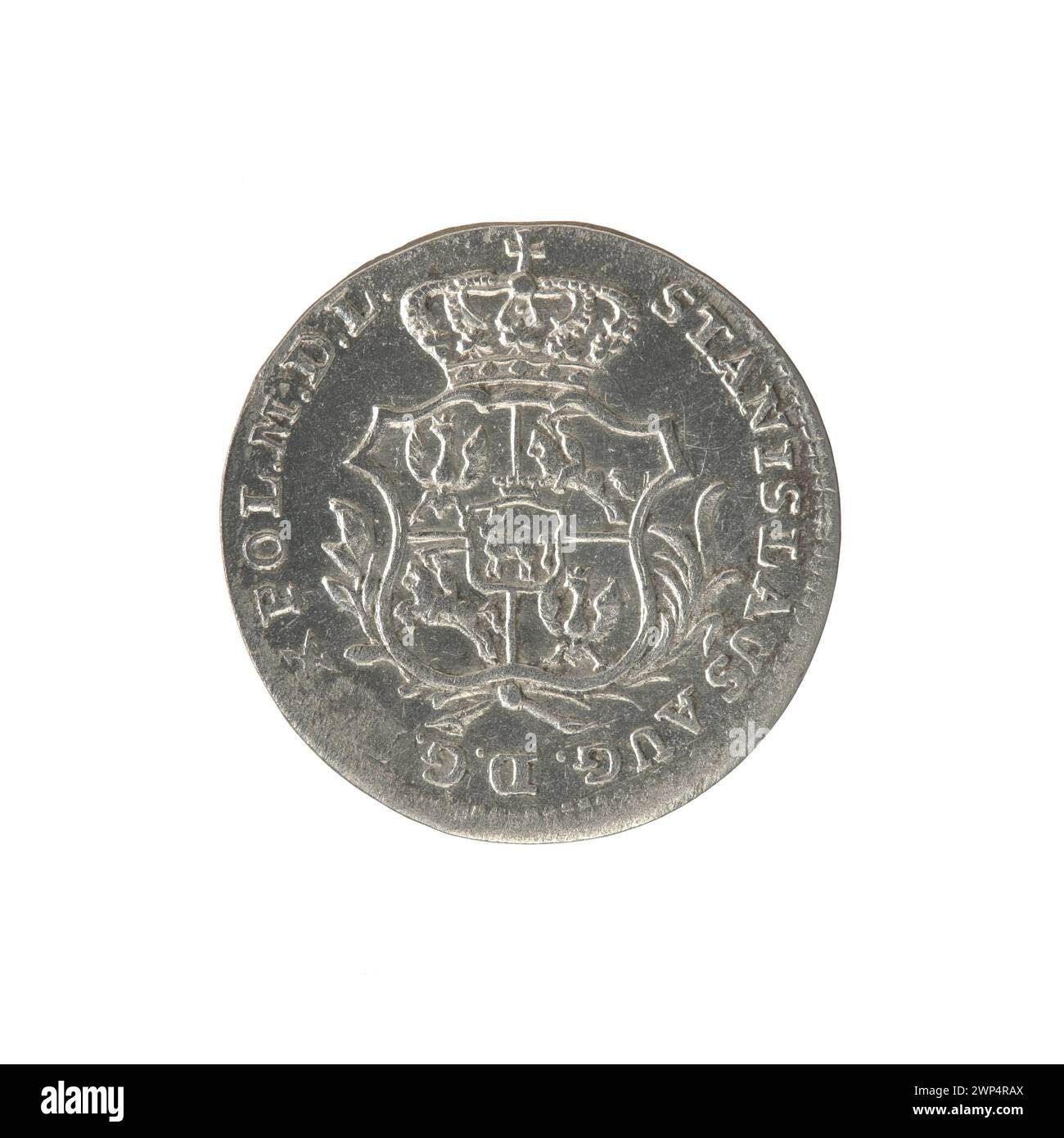 A 1766 coin of two grosze minted for King Stanisław August Poniatowski ...
