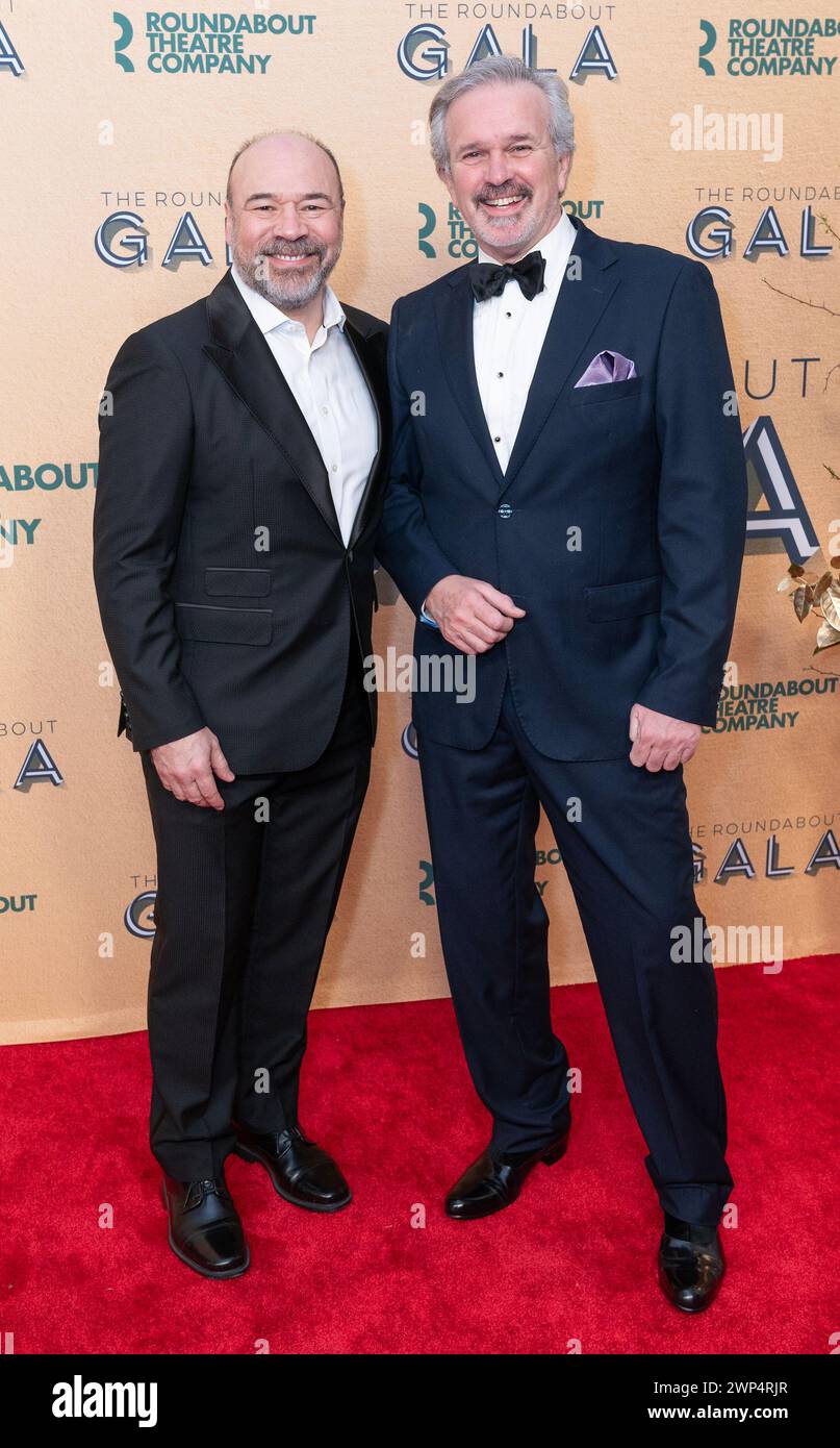 New York, USA. 04th Mar, 2024. Danny Burstein, and George Dvorsky ...