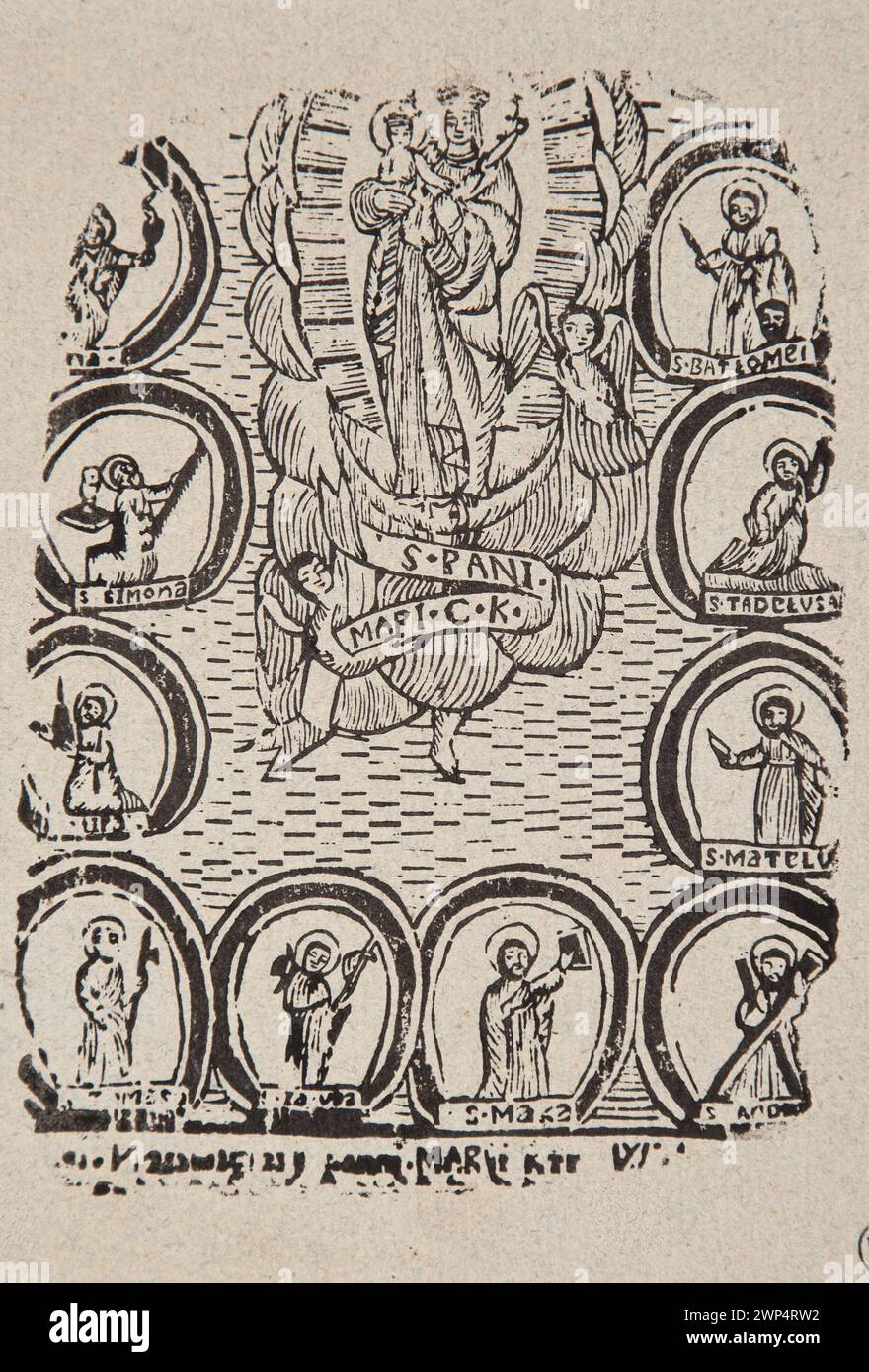 Our Lady of Children in the environment; 19th century (1801-00-00-1900 ...