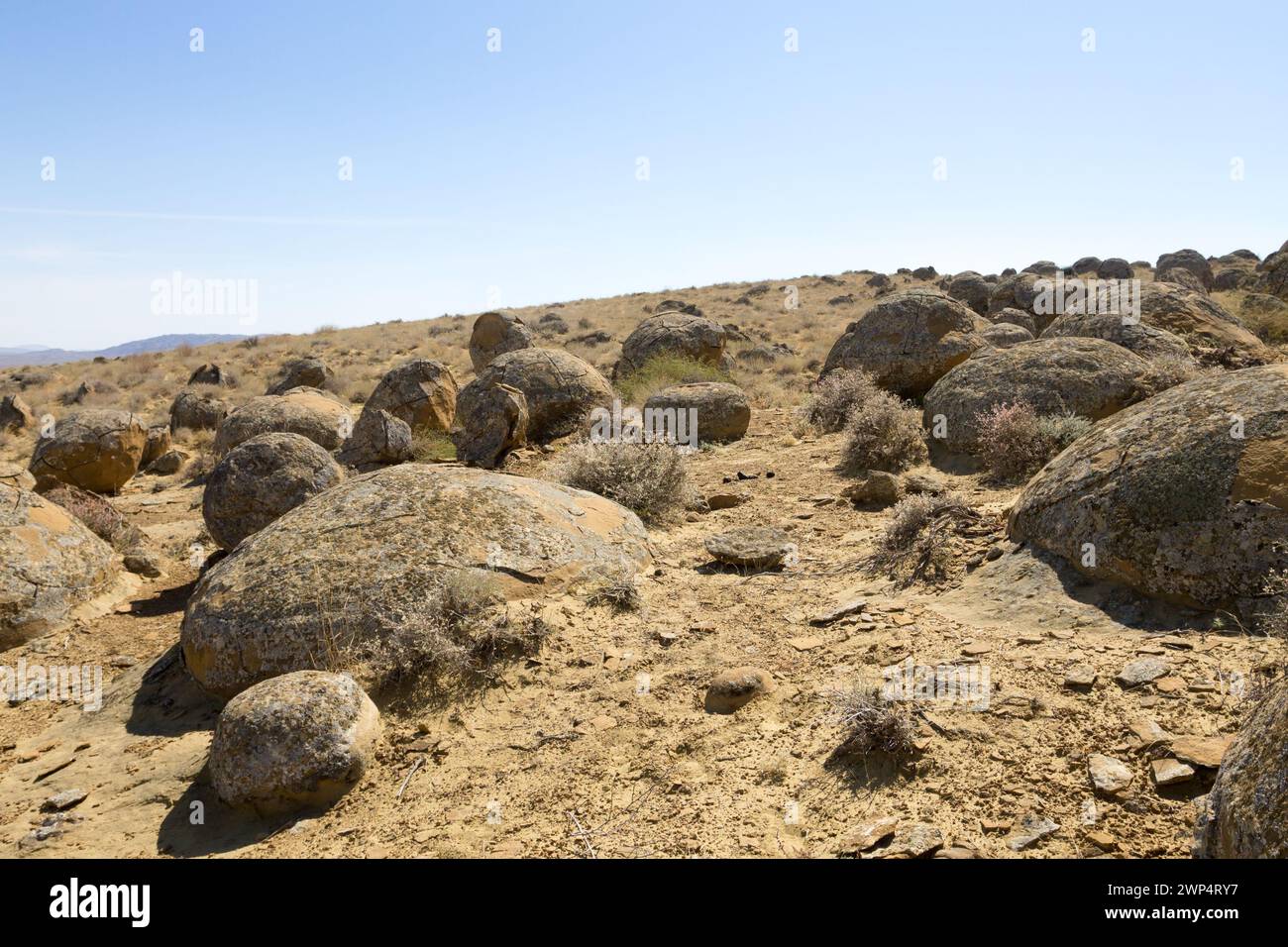 Valley of the spheres, Torysh, Mangystau region, Kazakhstan. Torysh ...