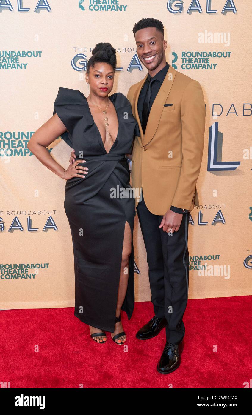 New York, USA. 04th Mar, 2024. Tiffany Nichole Greene and York Walker ...